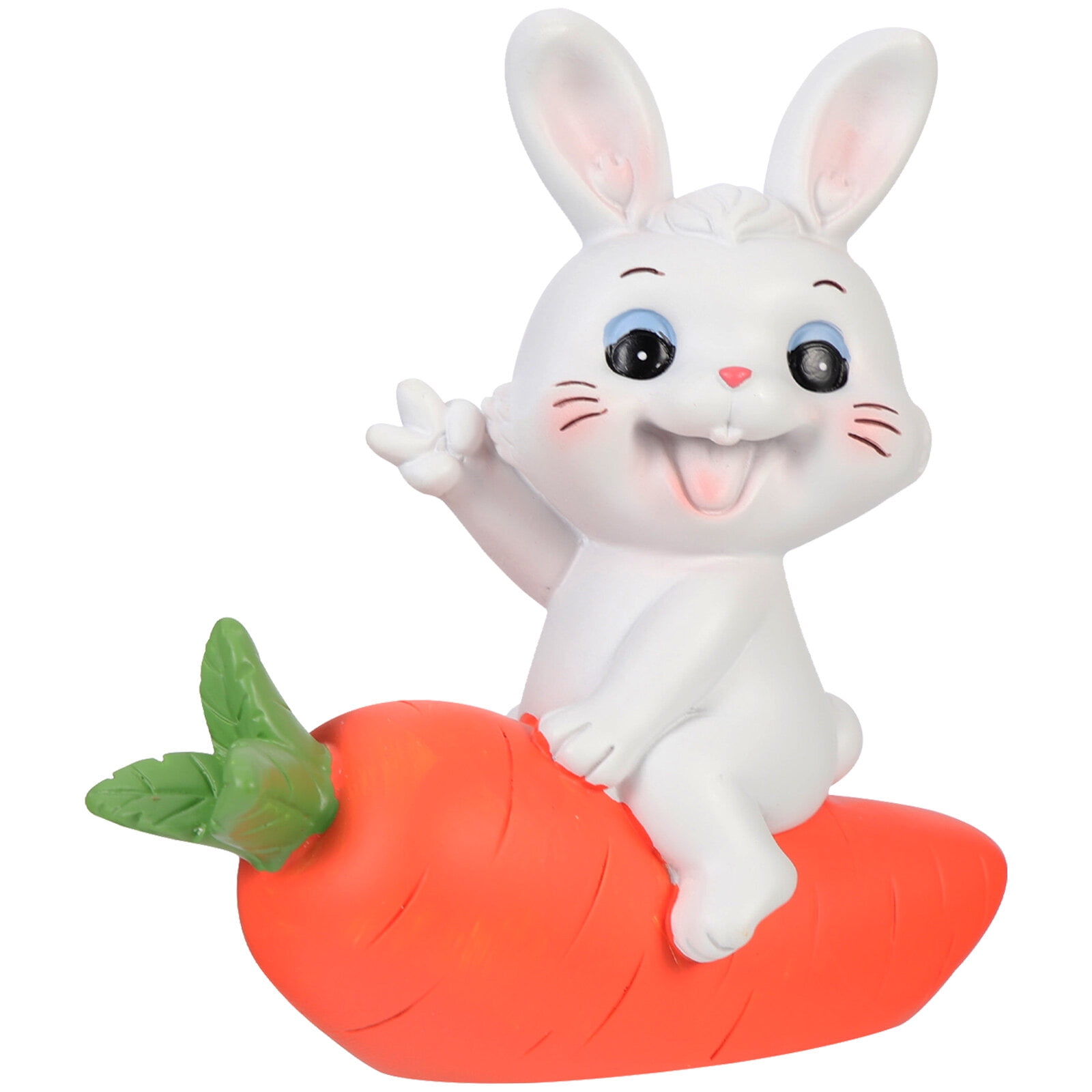 WORGEOUS Plain Lizard Craft Ornaments for Home Rabbit Bunny Figurine ...