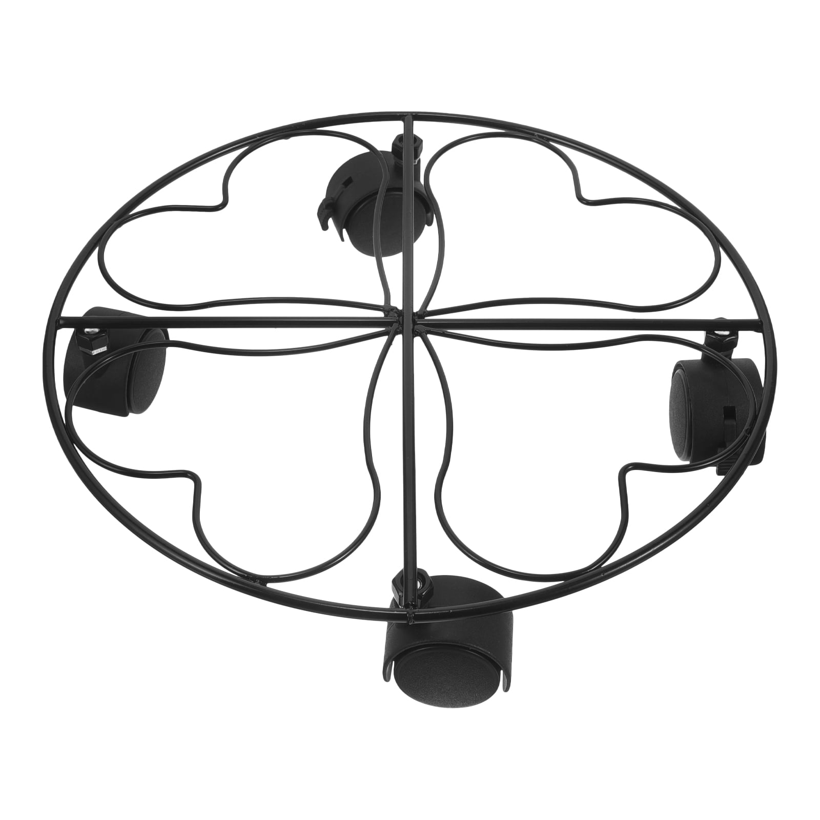WORGEOUS Plant Stand with Caster Heavy Duty Rolling Plant Stand Movable ...
