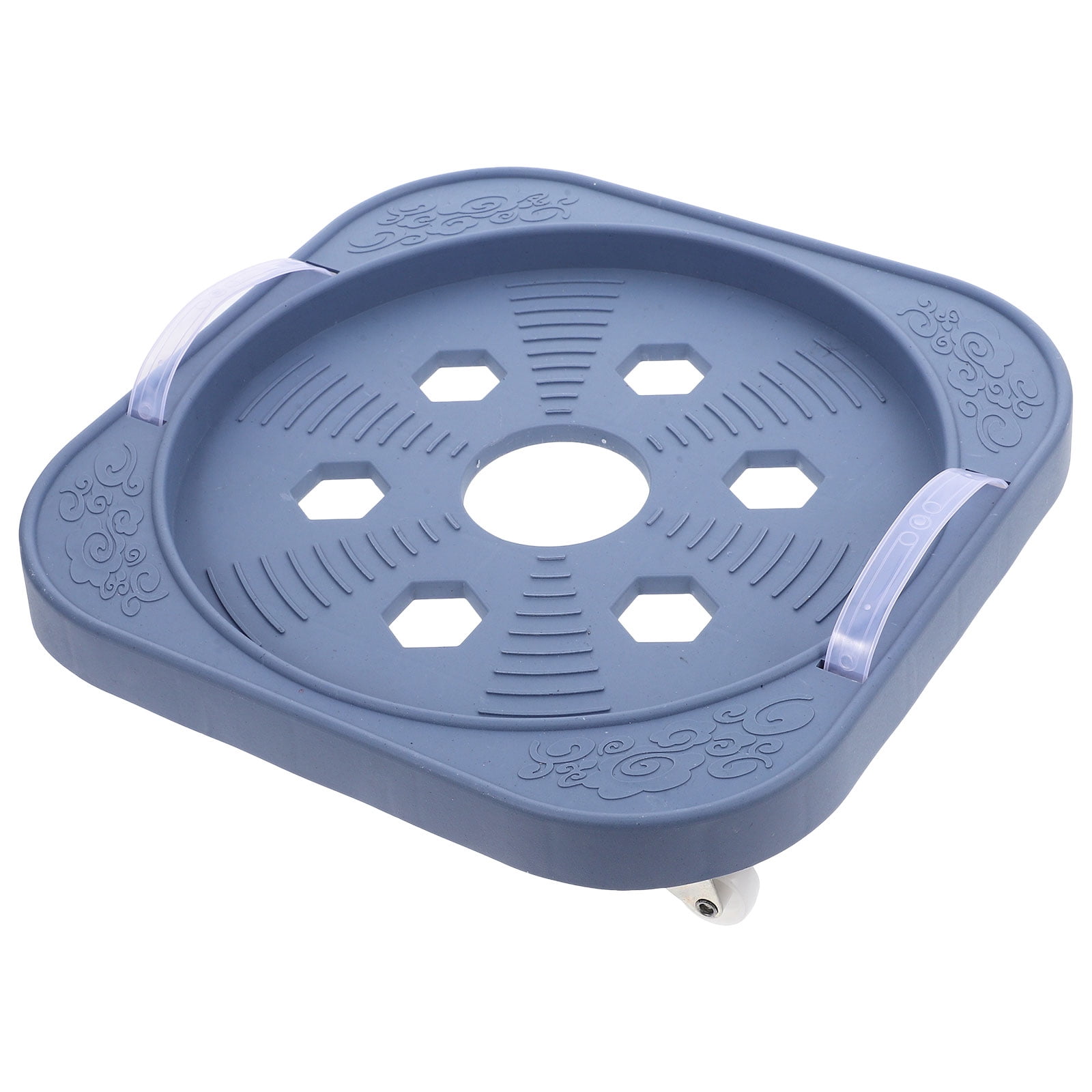 WORGEOUS Plant Tray With Wheels Gas Tank Holder Planter Stand Flowerpot ...