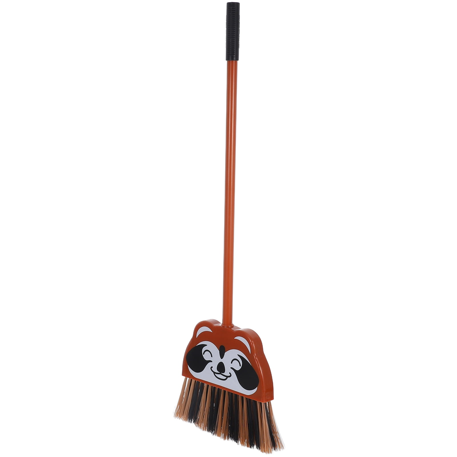 WORGEOUS Plastic Broom For Kids Cartoon Raccoon Cleaner Toddler Broom ...