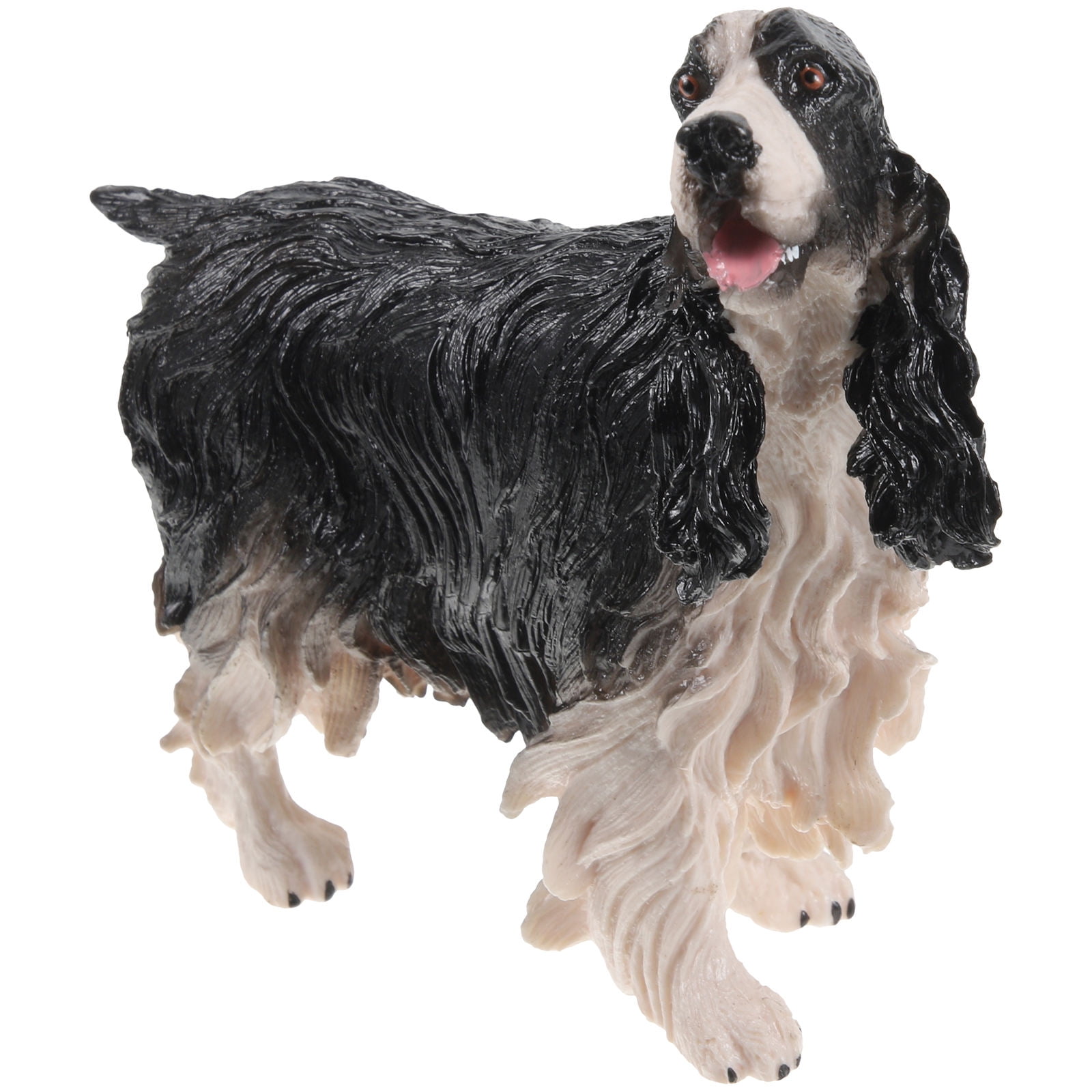WORGEOUS Plastic Dog Figurine Simulation Dog Figure Plastic Animal ...