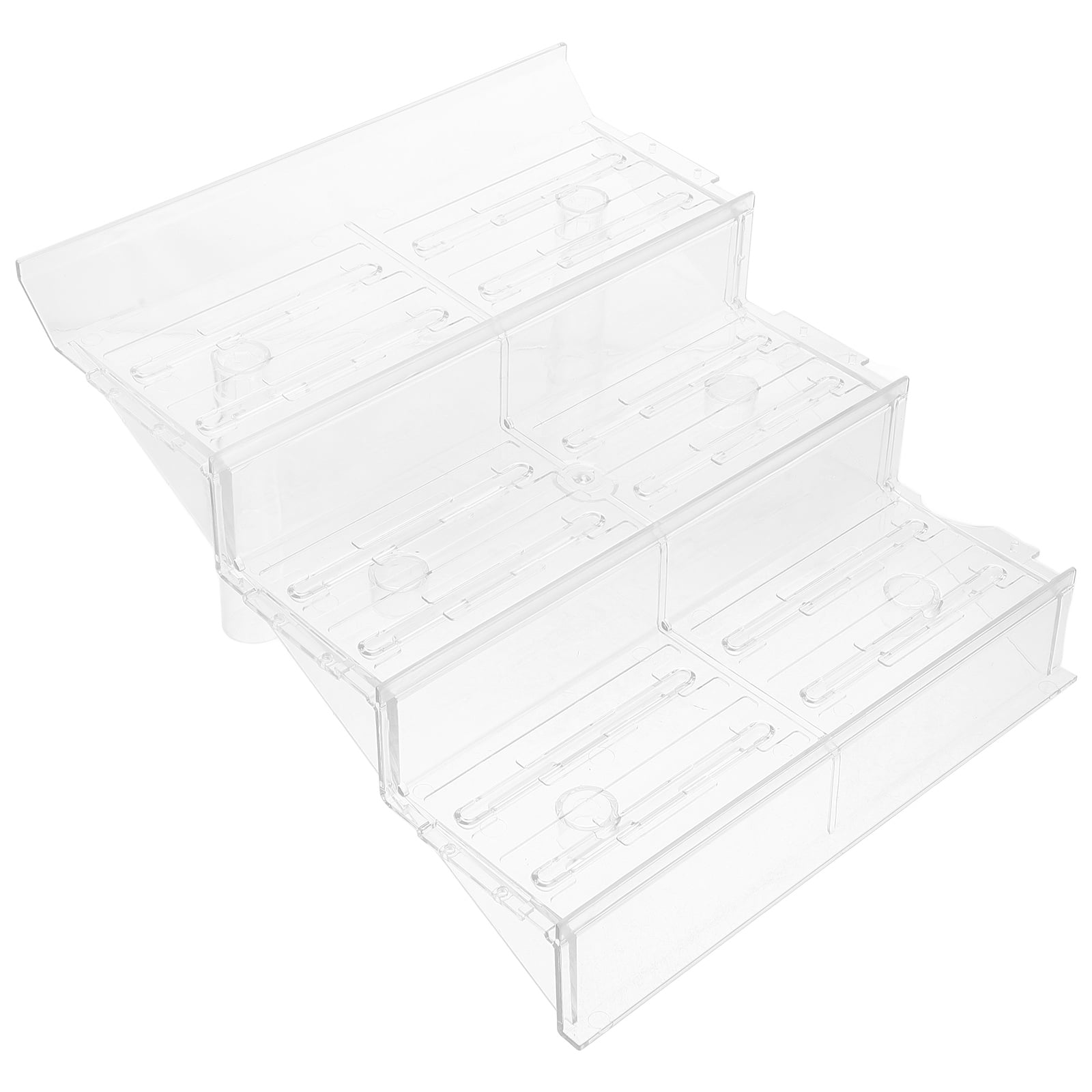 WORGEOUS Plastic Tiered Display Stand Shelf Perfume Stand Organizer 3 ...