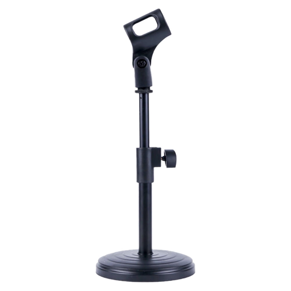 WORGEOUS Portable Desktop Lifting Disc Microphone Stand Broadcast ...