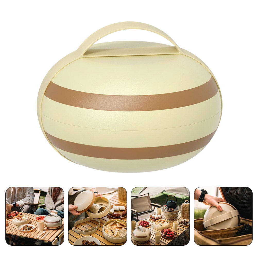 SOPOTUTU Outdoor Dining Tableware Multi AS 1 Set 7.5X7.5X2.2In ...