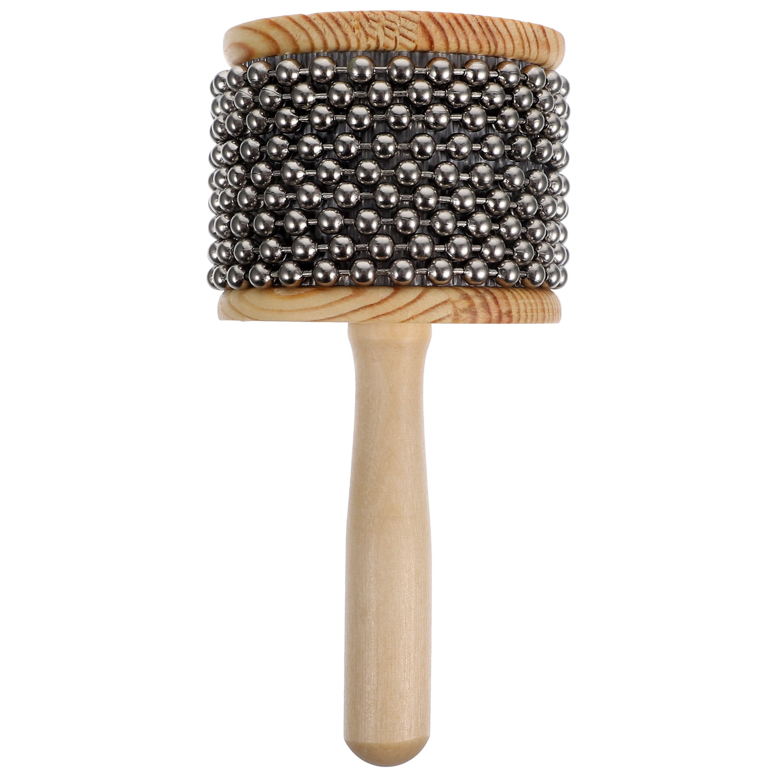 WORGEOUS Portable Wooden Cabasa Instrument Funny Wooden Percussion ...