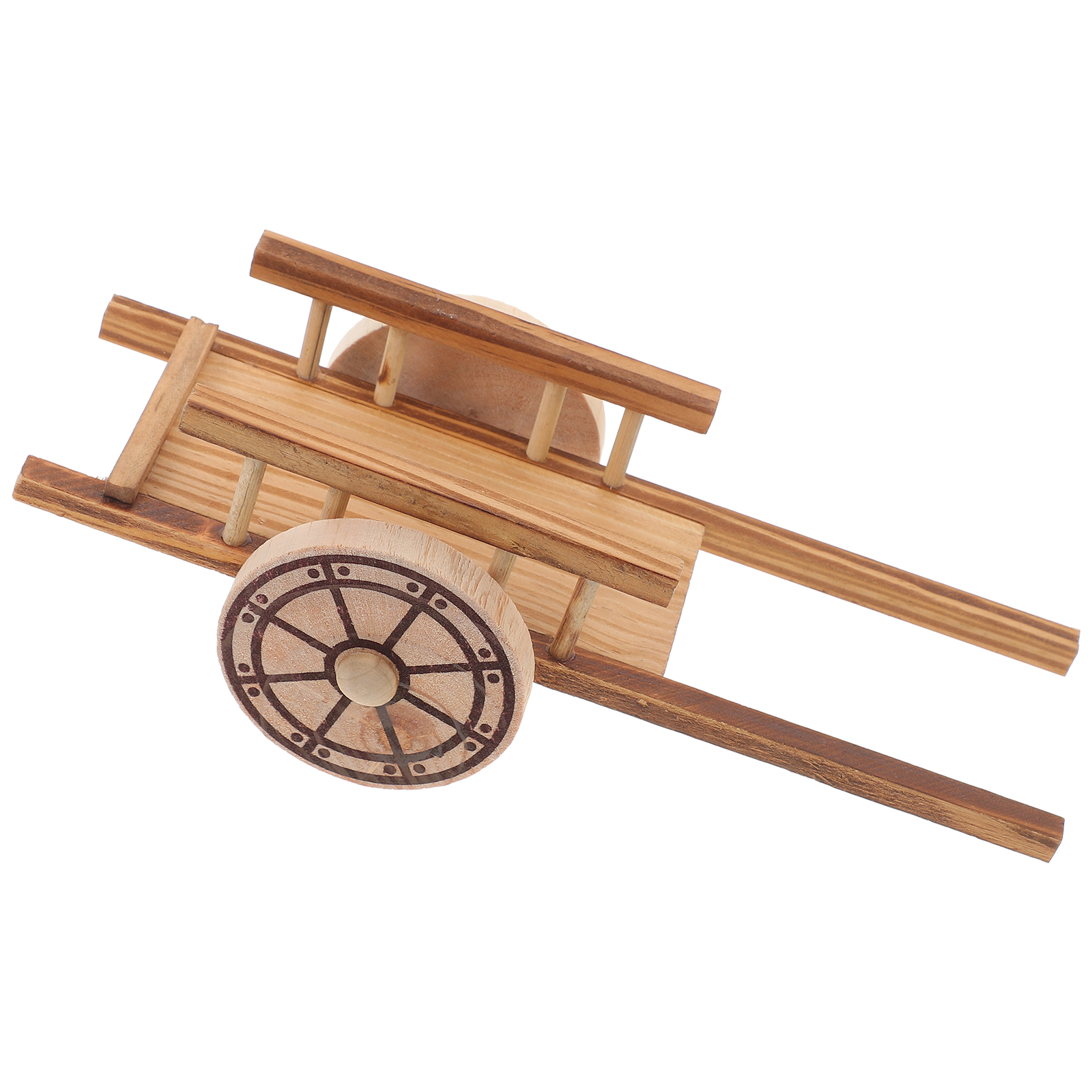 WORGEOUS Pretend Farm Trolley Model Small Farm Cart Model Tiny Cart ...