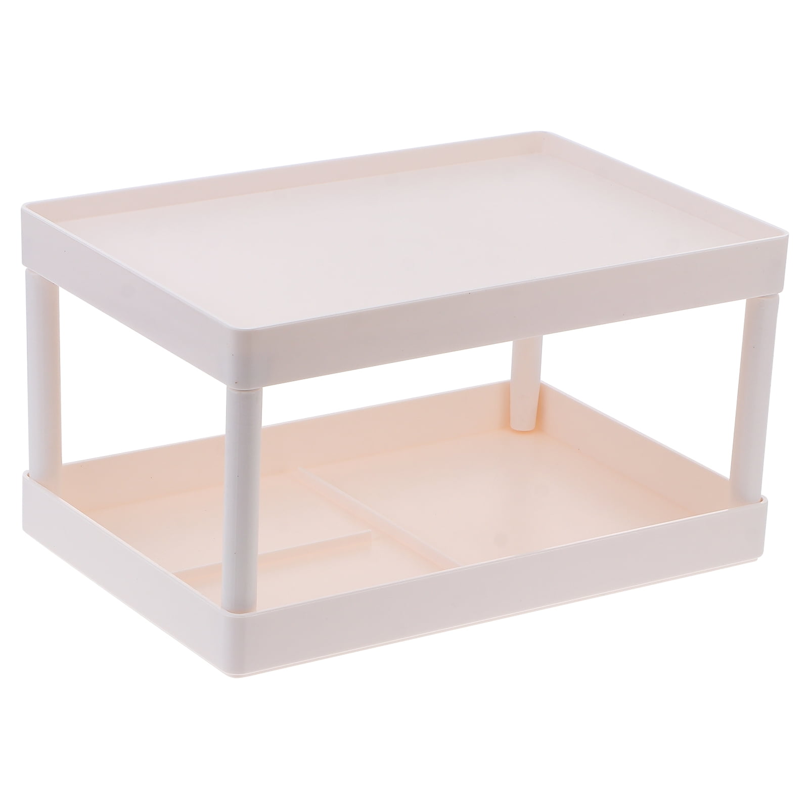 WORGEOUS Printer Stand Desktop Storage Rack White Shelf Lightweight ...