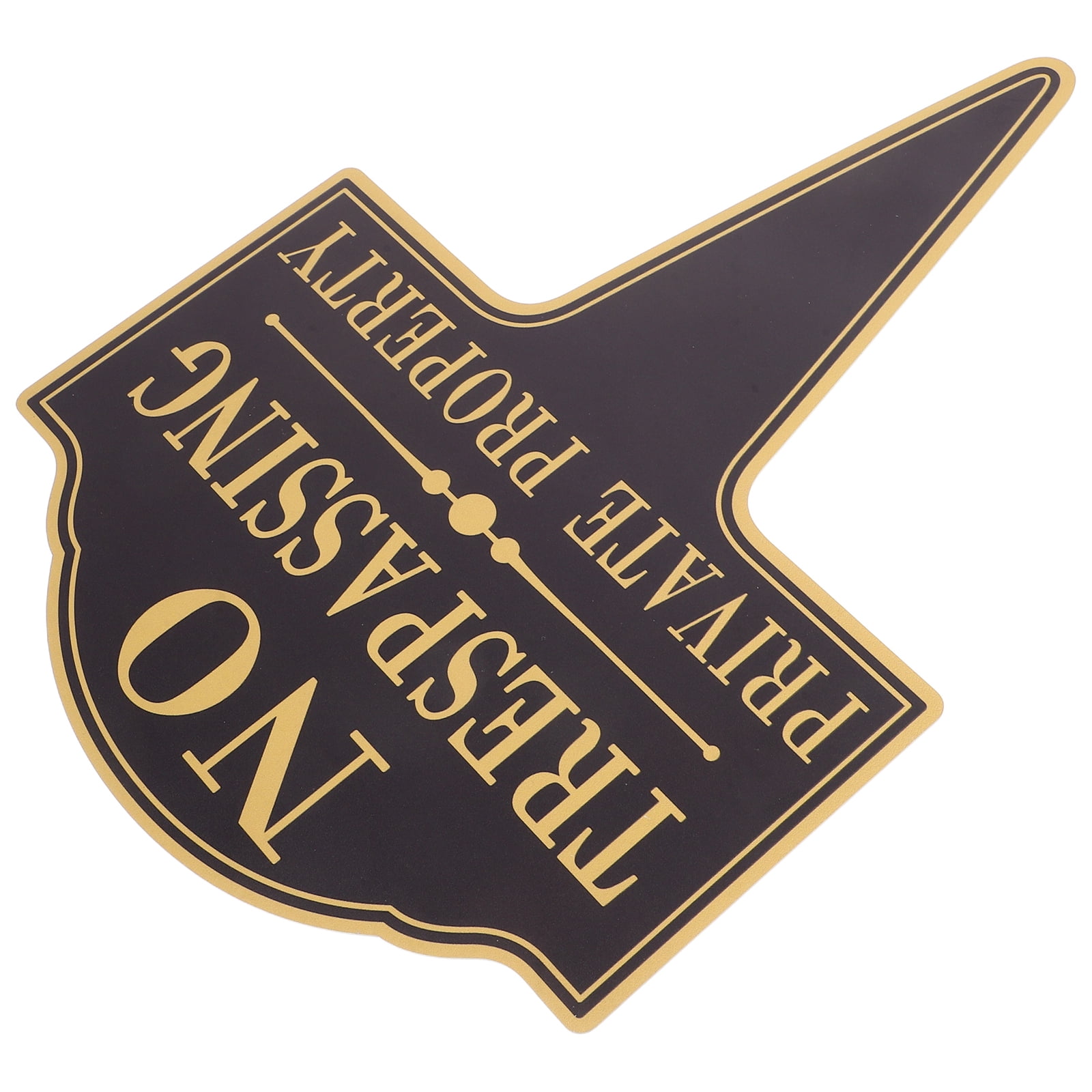 WORGEOUS Private Property No Trespassing Sign Outdoor Yard Warning ...