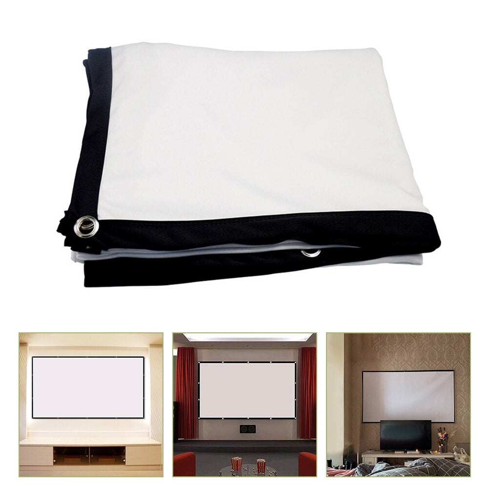 WORGEOUS Projector Screen Home Indoor Outdoor Projector Screen 60 Inch ...