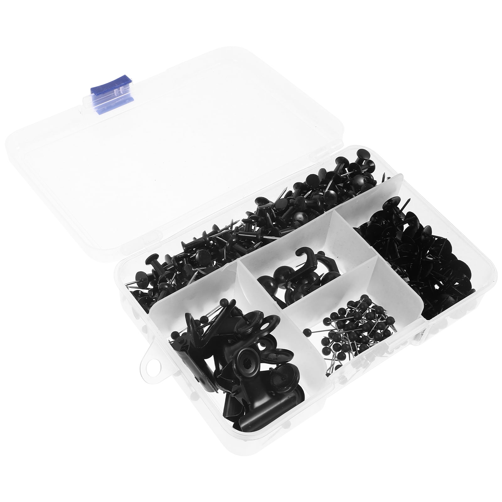 WORGEOUS Push Pins Cute Pattern Thumb Tacks Pegboard Accessories Black ...