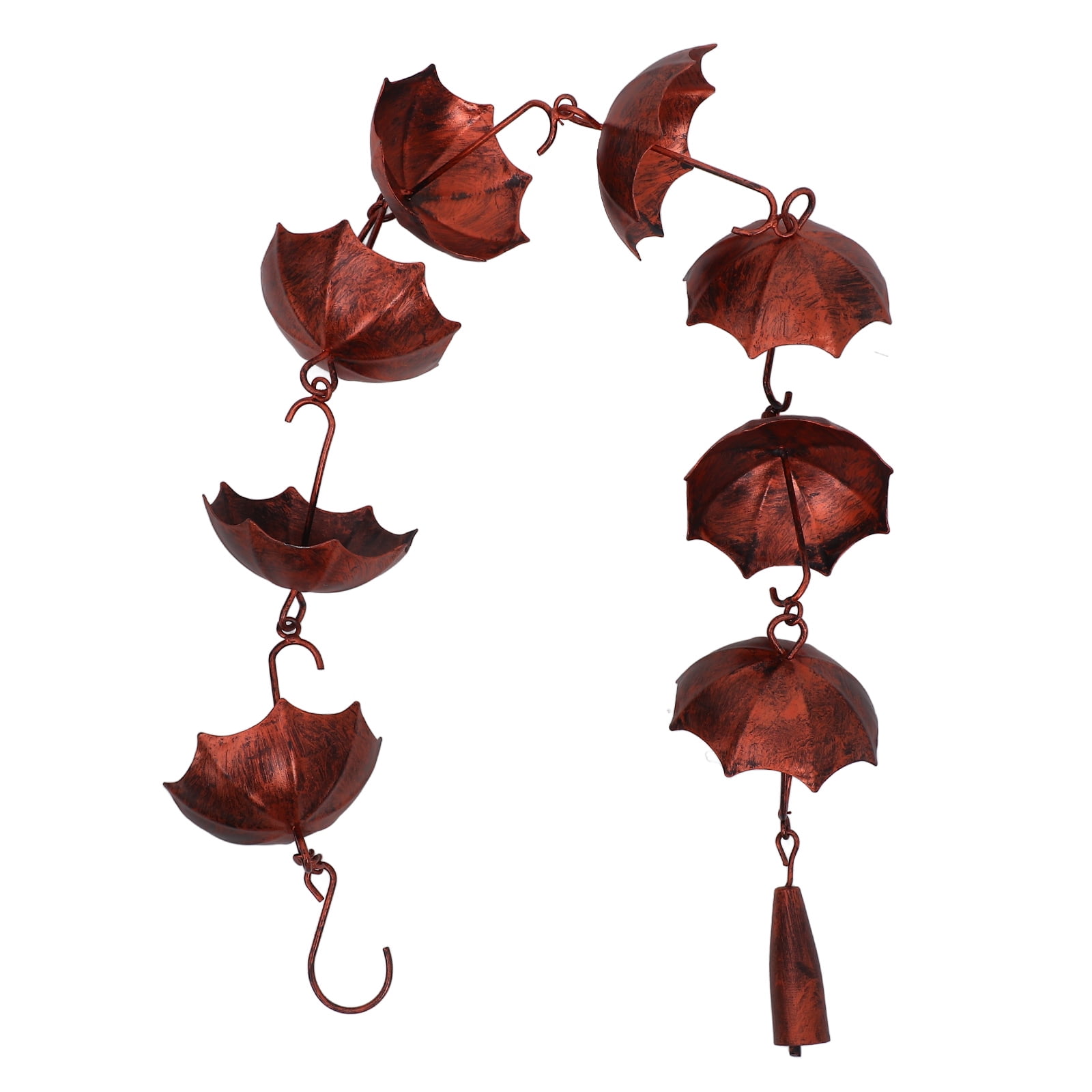 WORGEOUS Rain Chain Replacement Iron Decorative Wind Chime Garden Rain ...