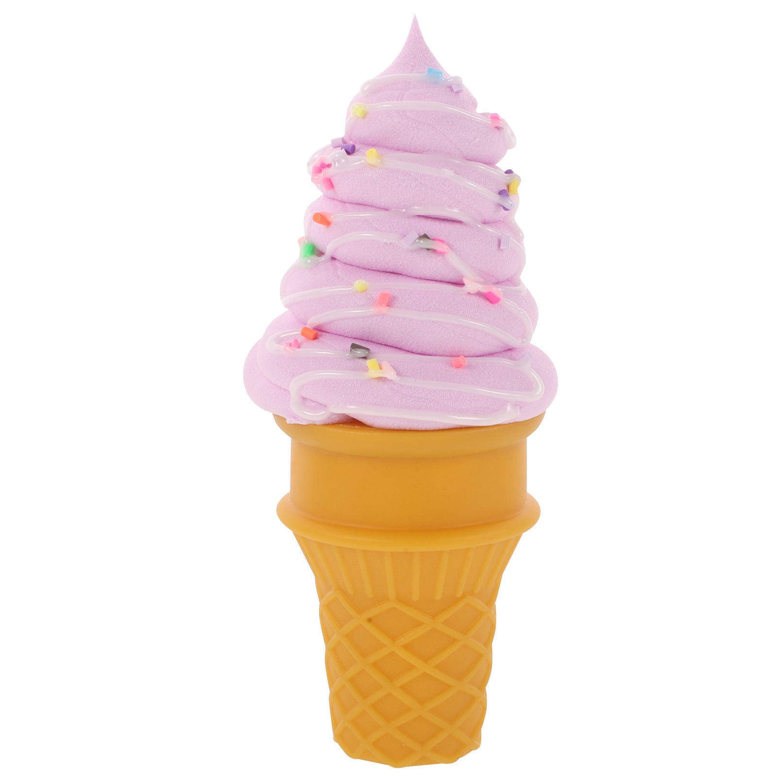 WORGEOUS Realistic Fake Ice Cream Cone Fake Ice Cream Cone Model ...