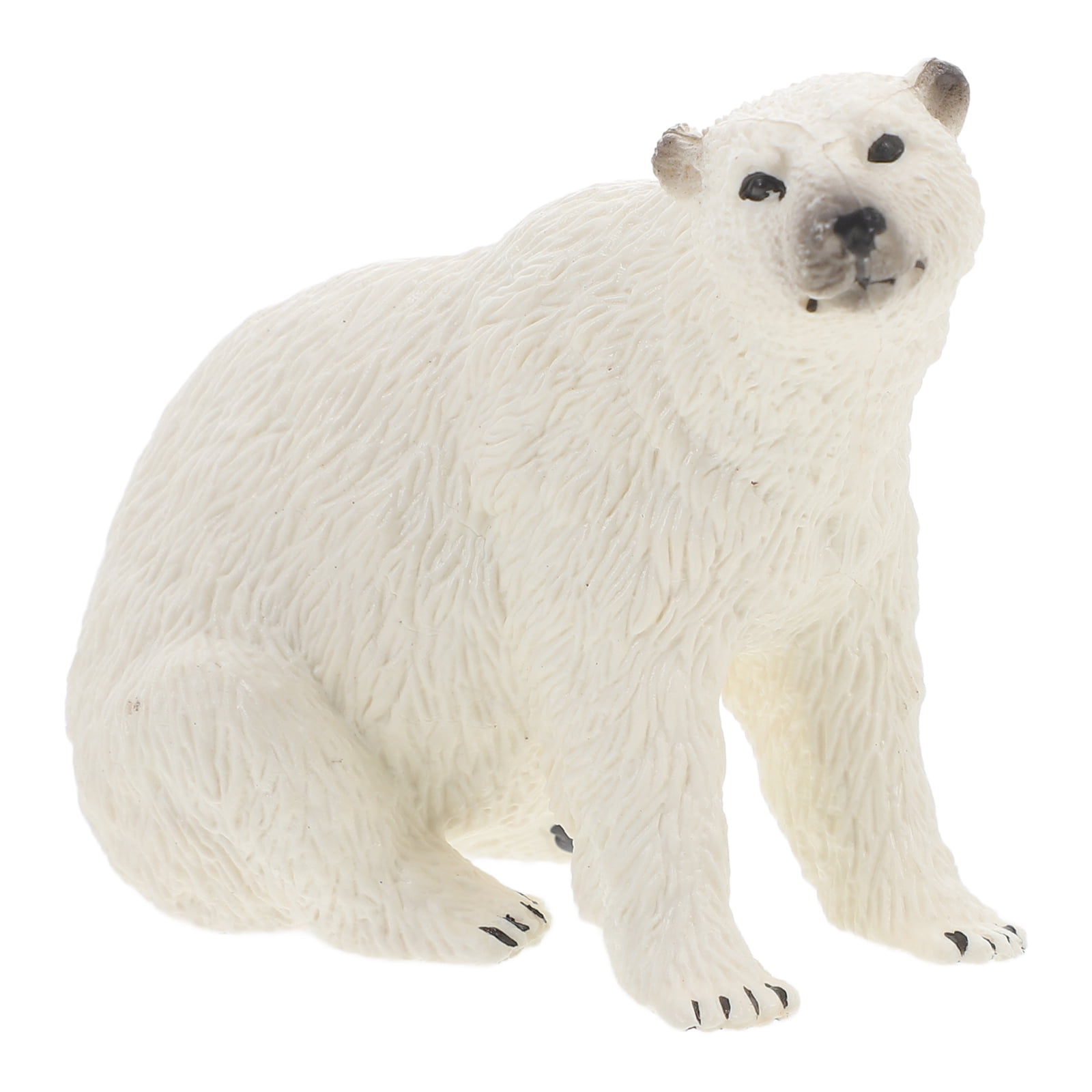 WORGEOUS Realistic Simulation Bear Figure Cute Bear Model Figurine Wild ...