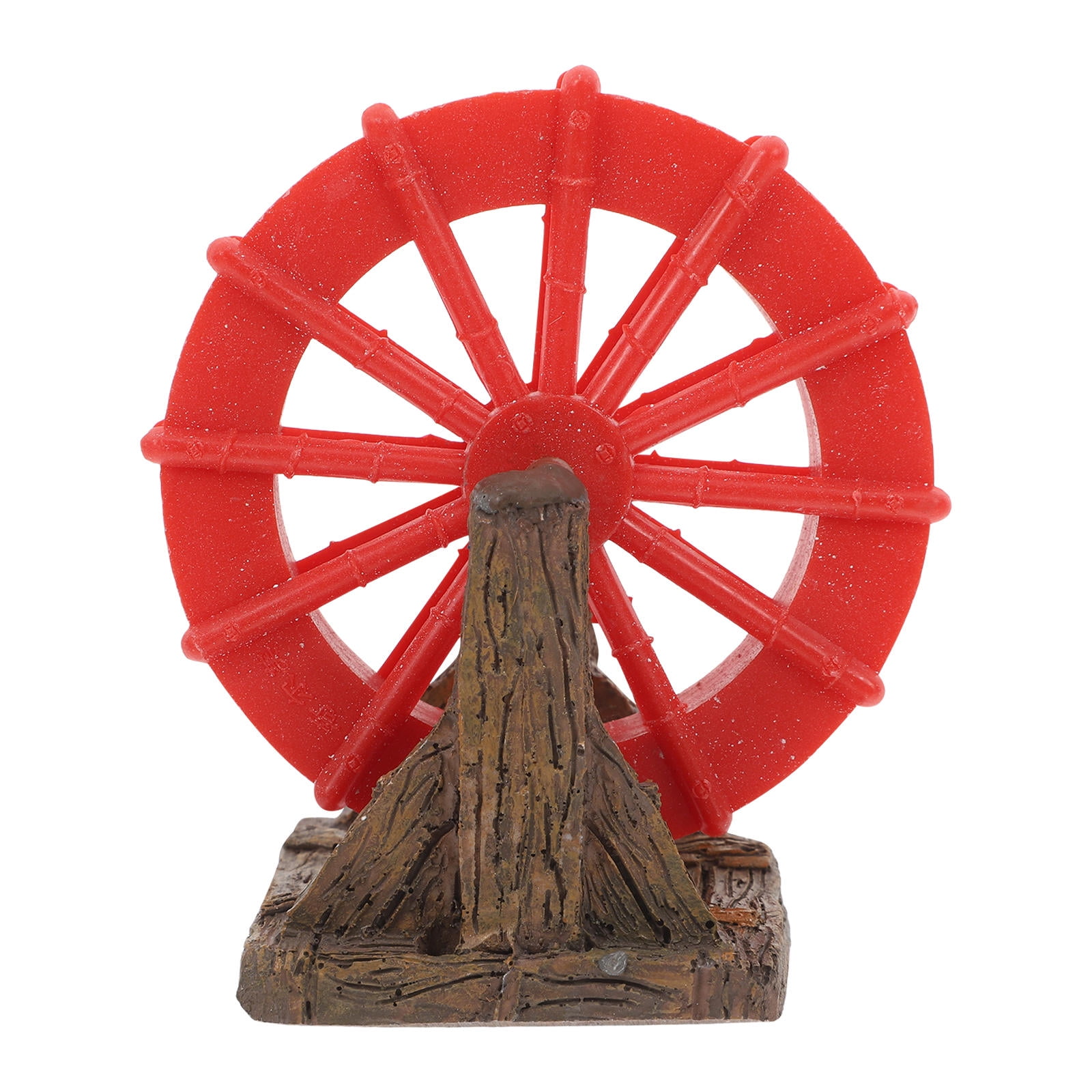 WORGEOUS Realistic Waterwheel Aquariums Decoration Fish Tank Landscape ...