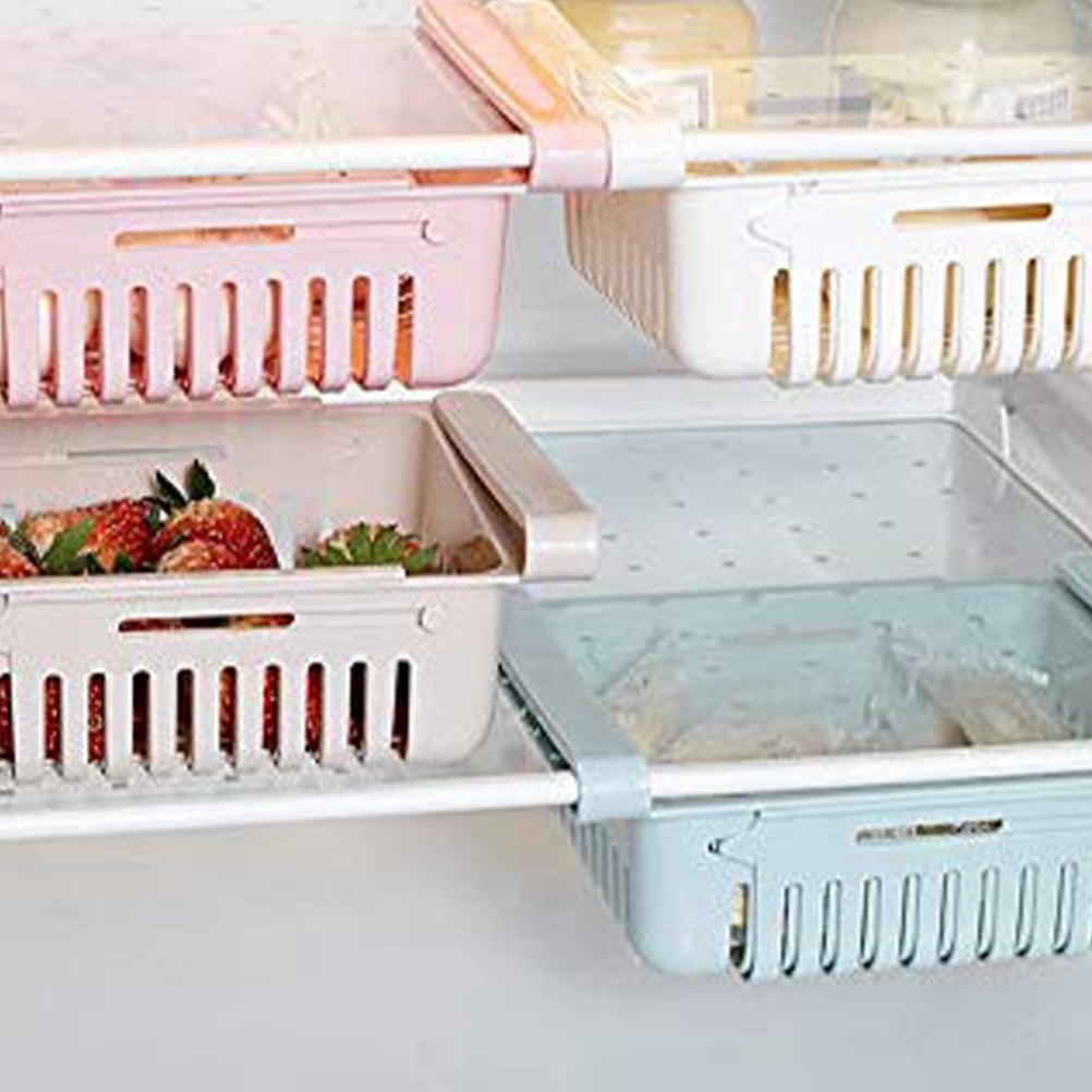 WORGEOUS Refrigerator Partition Layer Multifunctional Organizing Rack ...