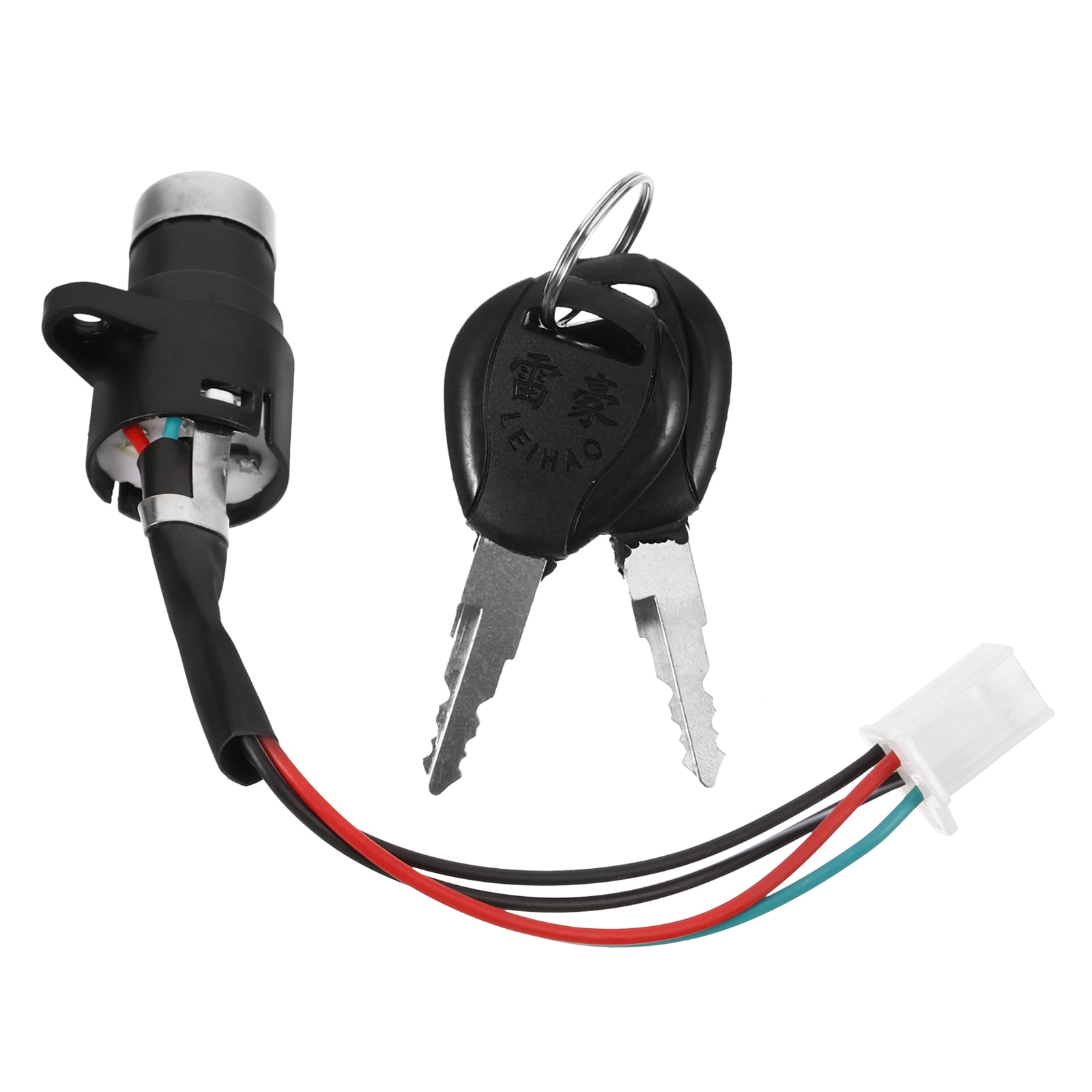 WORGEOUS Replacement Atv Ignition Switch with Key for Scooter 3 Wire ...