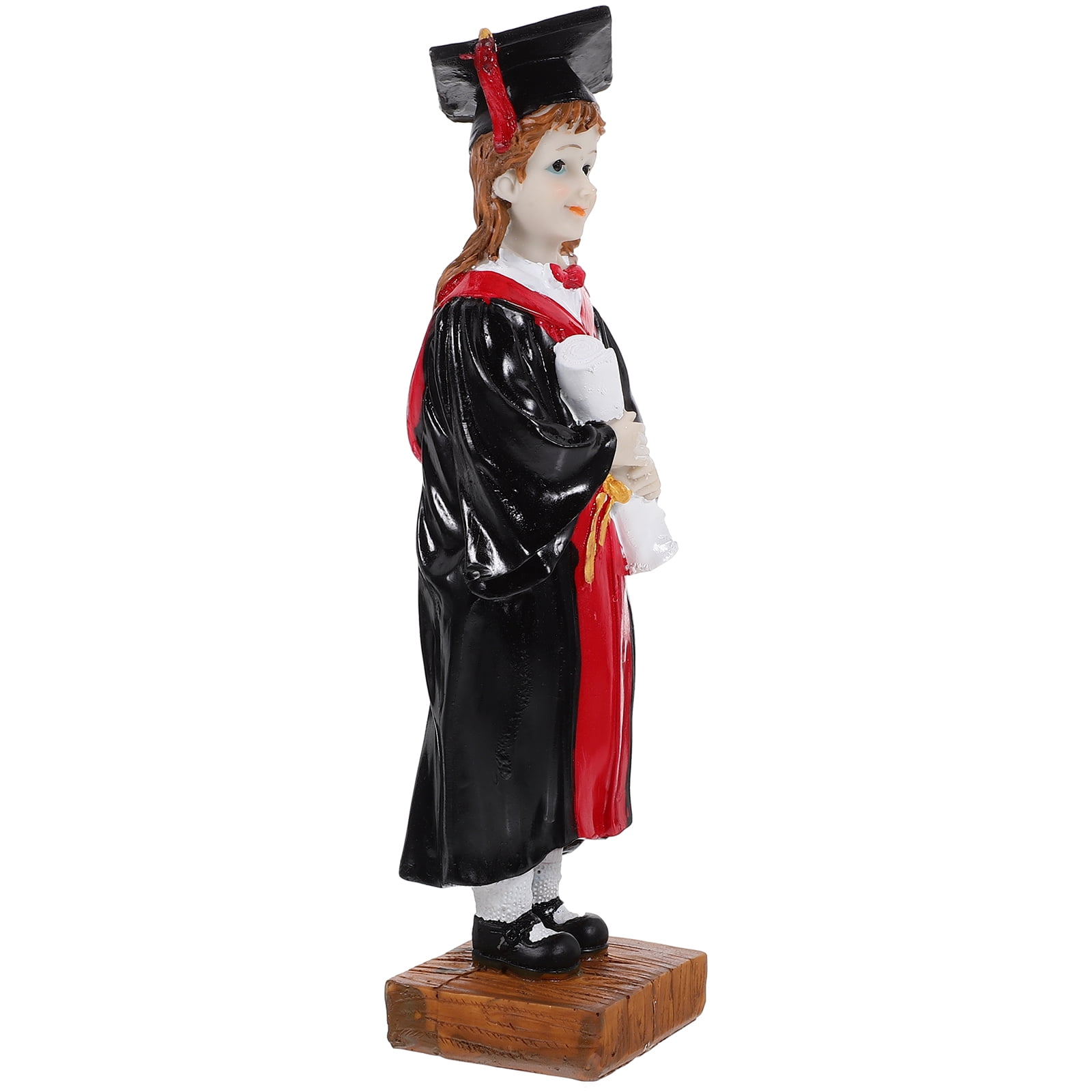 WORGEOUS Resin Graduation Figurine Desktop Grad Character Ornament ...