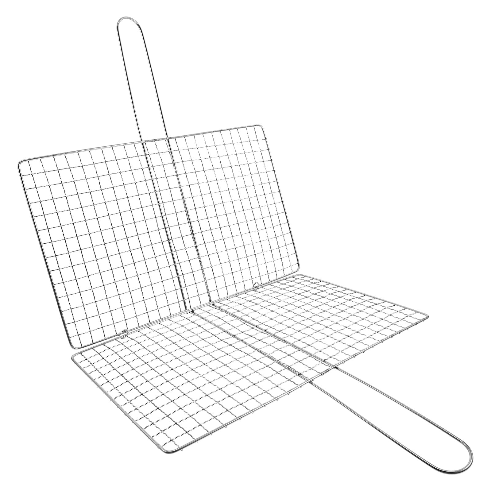 WORGEOUS Rolling Grill Basket Baskets Grilling Tray Barbeque Outdoor ...