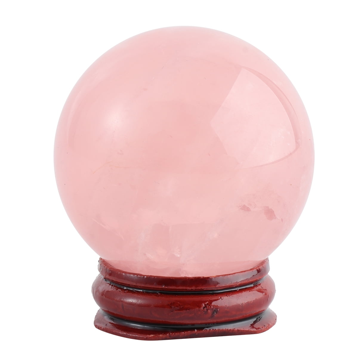 WORGEOUS Rose Sphere with Base Stone Desktop Meditation Decor for Home ...