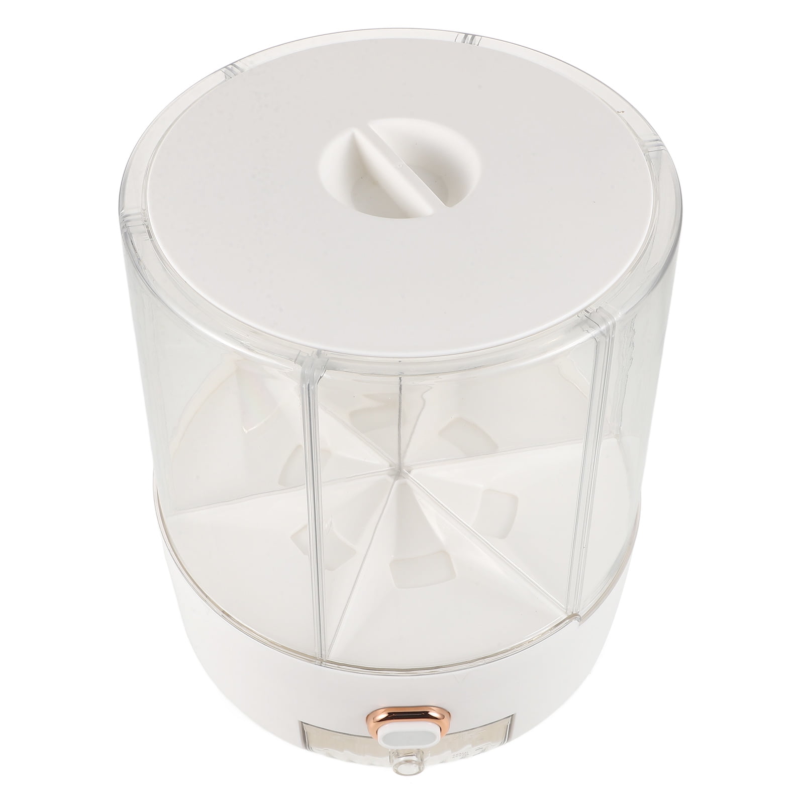 WORGEOUS Rotating Dry Food Dispenser Grain Preservation Container 6 ...