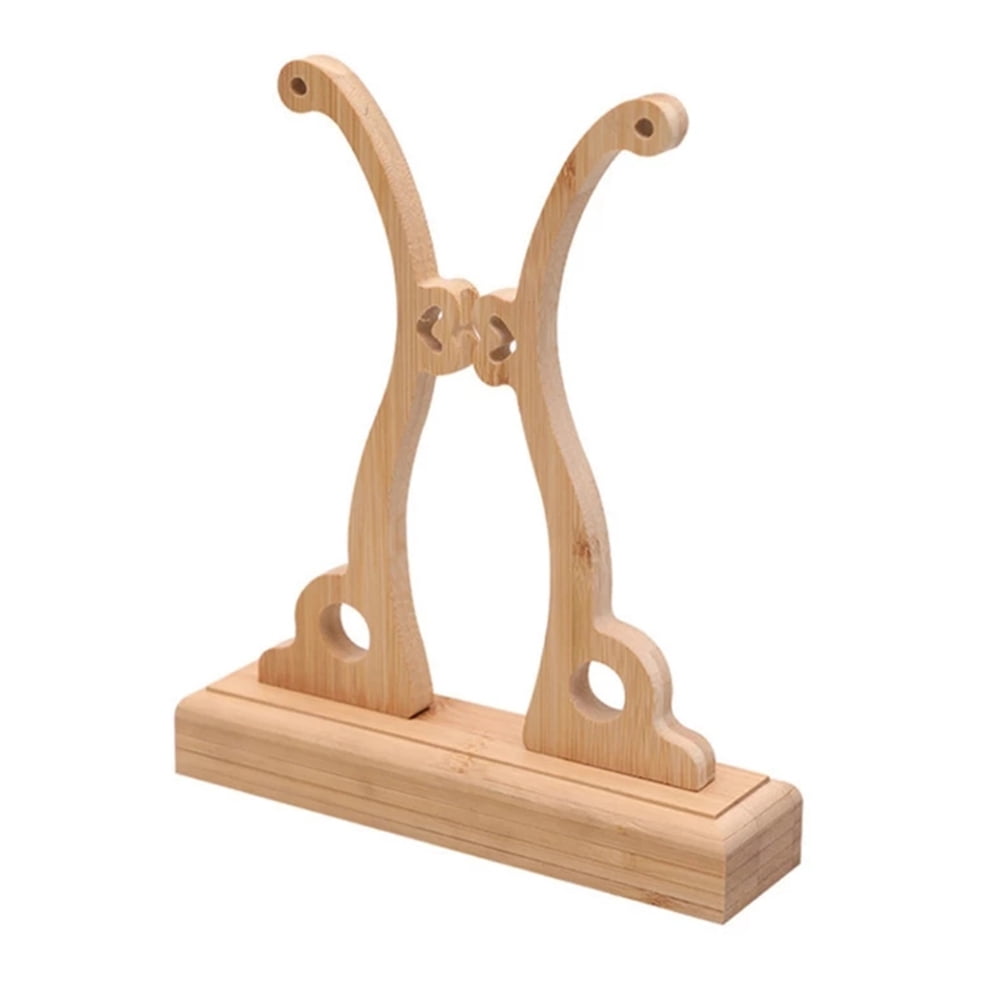 GOOHOCHY Folding Fan Holder Bamboo Khaki 1Pcs Chinese Style Fan Storage ...