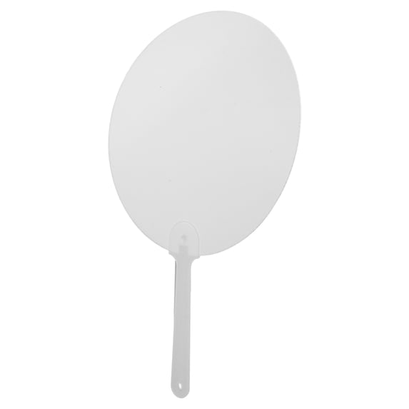 WORGEOUS Round Shape Diy Sublimation Fan Church Fan Diy Fan Handheld ...