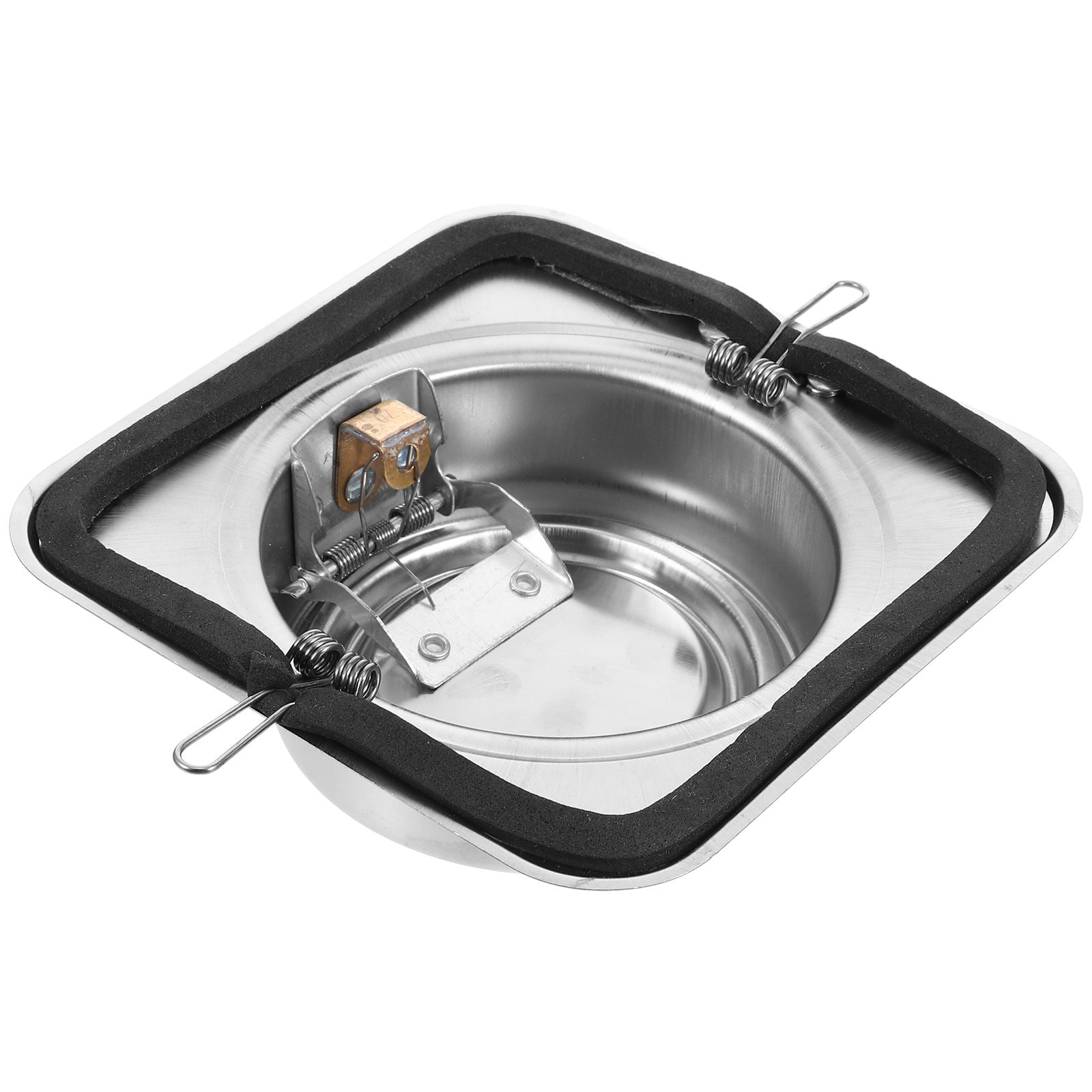 WORGEOUS Round Stainless Steel Dryer Vent Cover 1 Piece Weatherproof ...