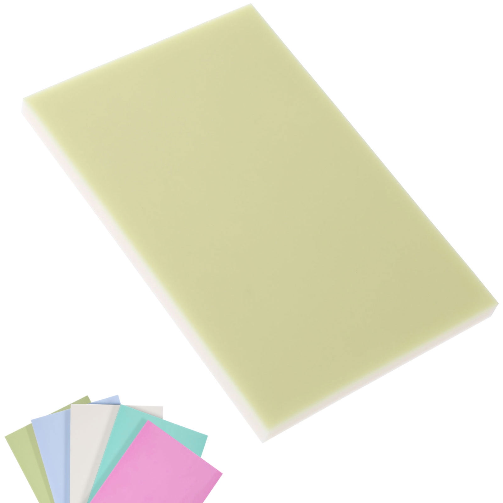 WORGEOUS Rubber Carving Block Rectangular Stamp Soft Rubber Block for ...