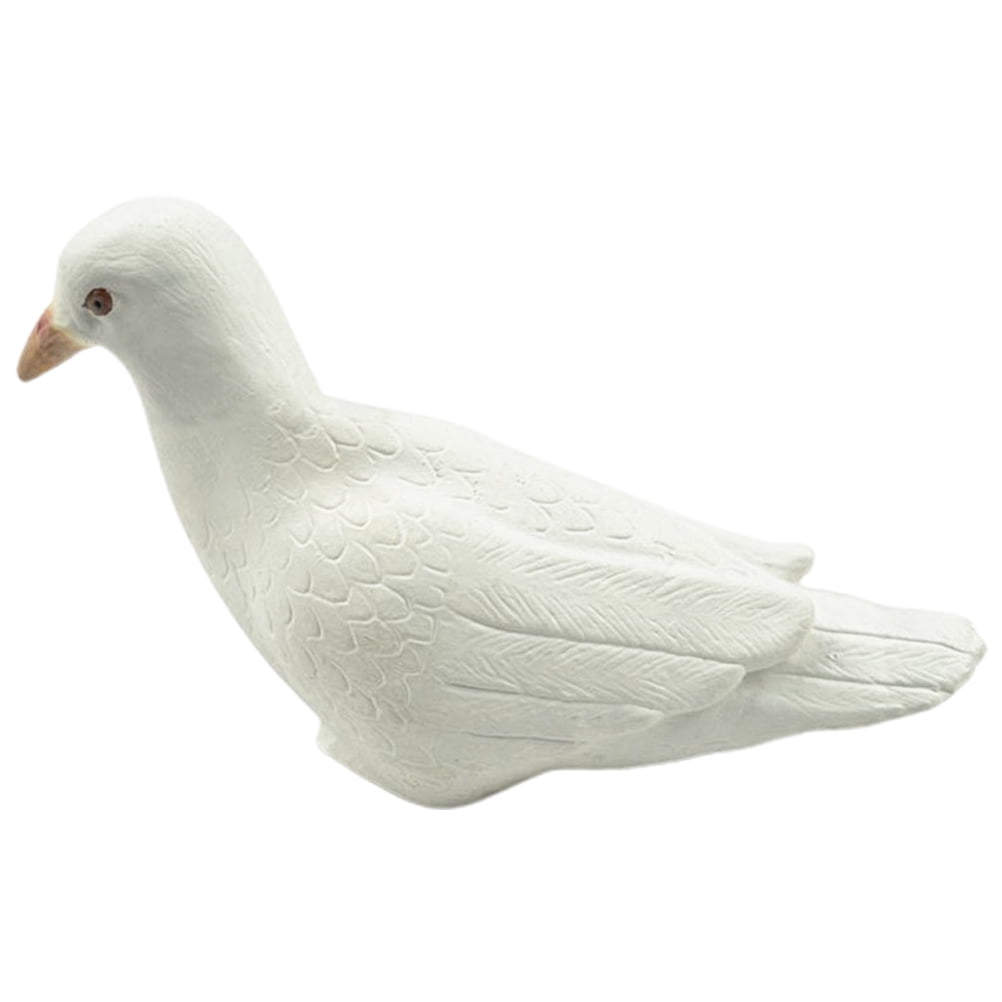 Worgeous Landscape Dove Pigeon Decoration Craft Duck Airplane Toy White ...