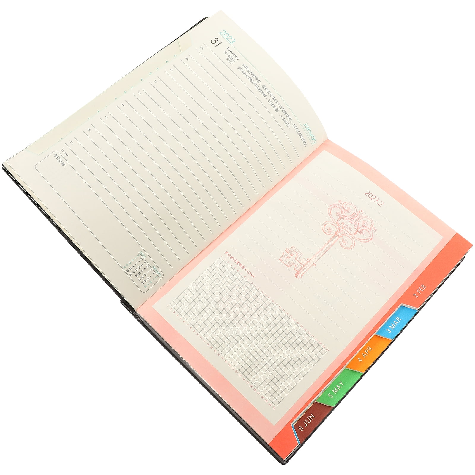 WORGEOUS Schedule Book Monthly Calendar Notebook - Walmart.com