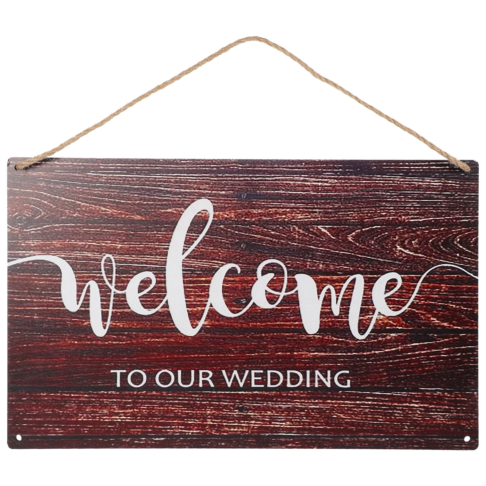 WORGEOUS Sealing Coupler Portable Rustic Wedding Sign Bride - Walmart.com