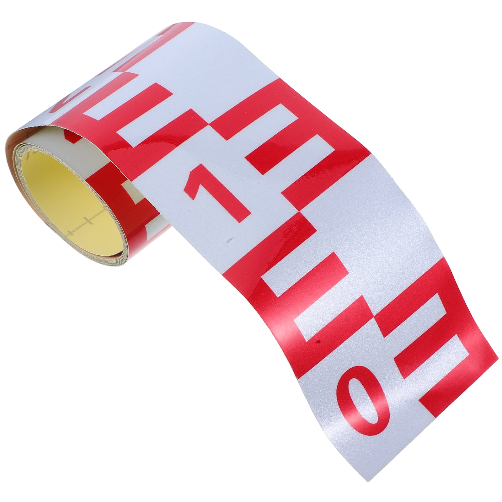 WORGEOUS Self Adhesive Reflective Water Level Gauge Water Level Sticker ...