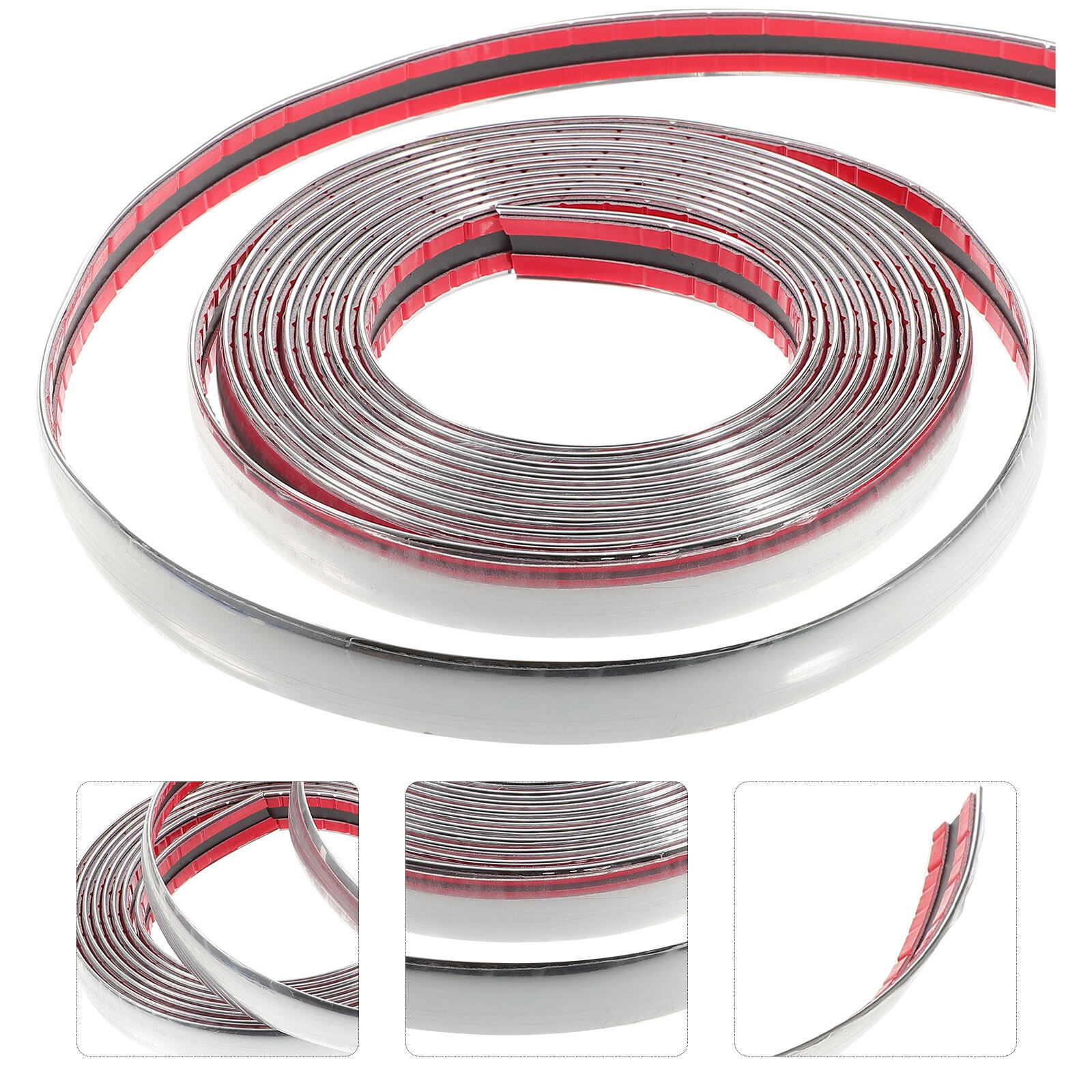 WORGEOUS Self adhesive Car Exterior Strip Decorative Molding Trim for ...