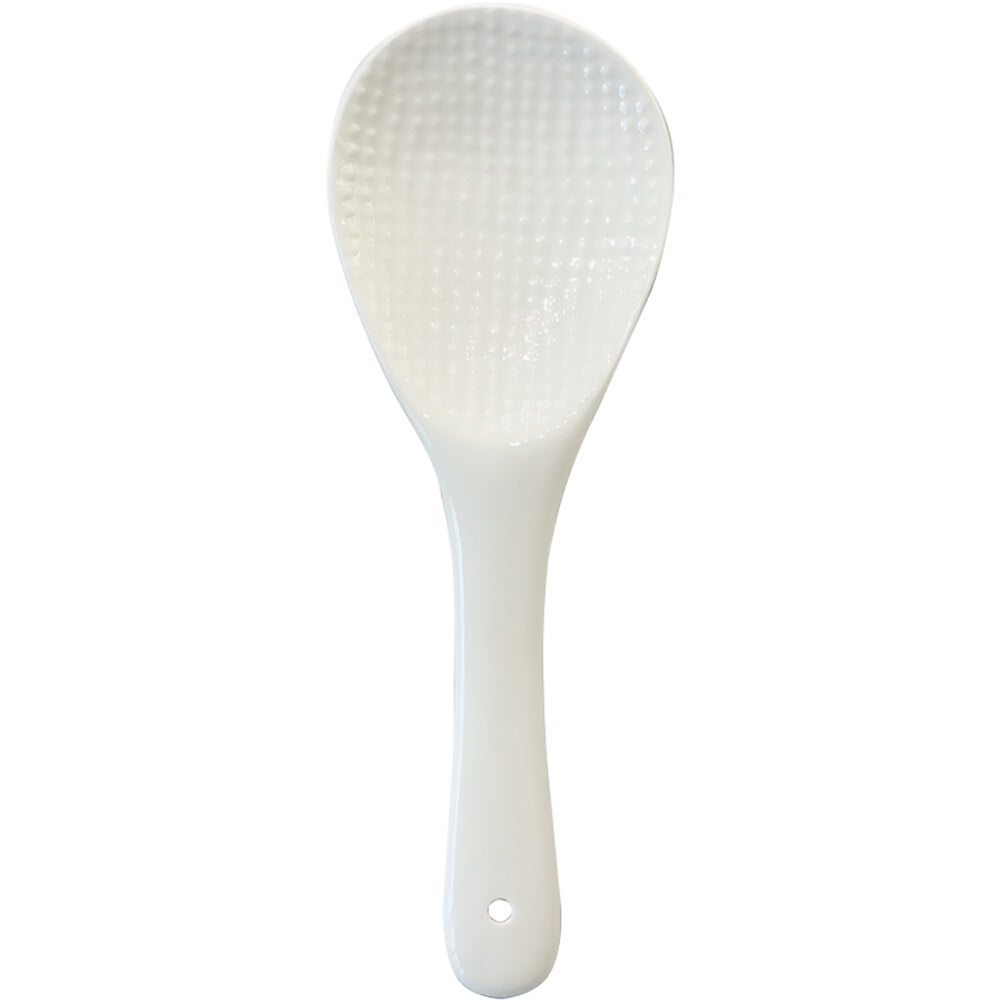 WORGEOUS Serving Spoon Ladle Ceramic Rice Spatula Long Term Use Non ...