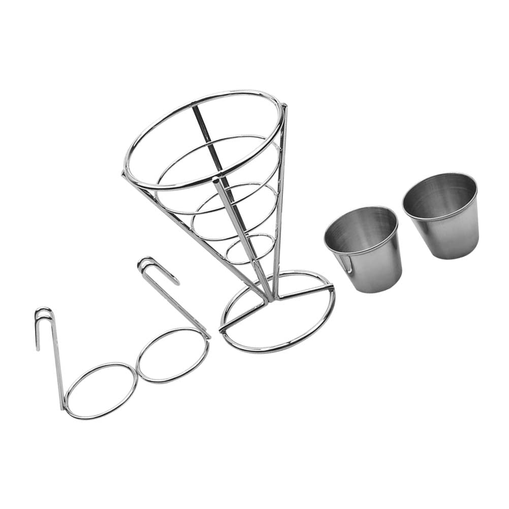 WORGEOUS Serving Tray with Handles Kit French Fries Stand Appetizers ...