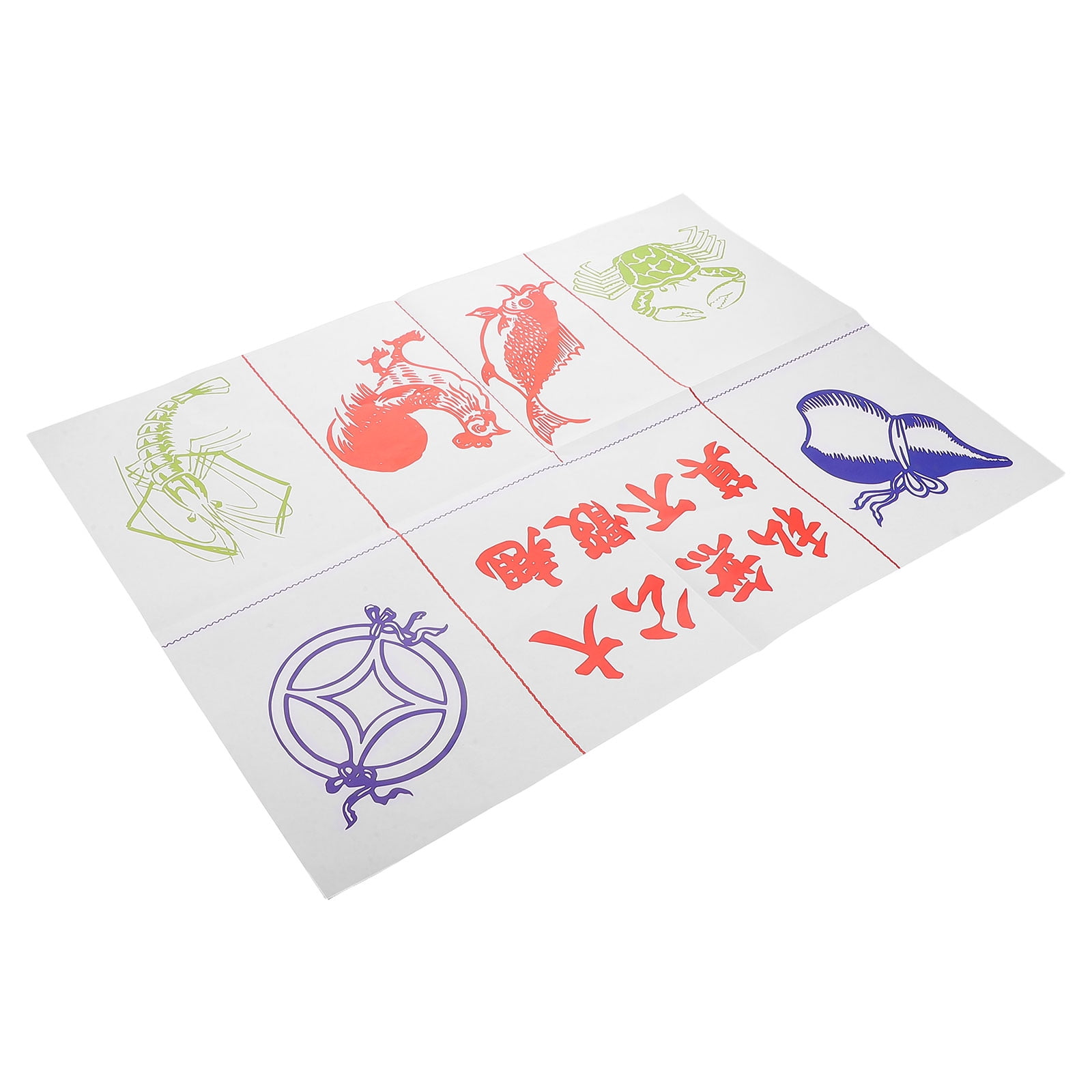 WORGEOUS Shrimp and Crab Chess Salt Baked Chicken Decoration Game Pad ...