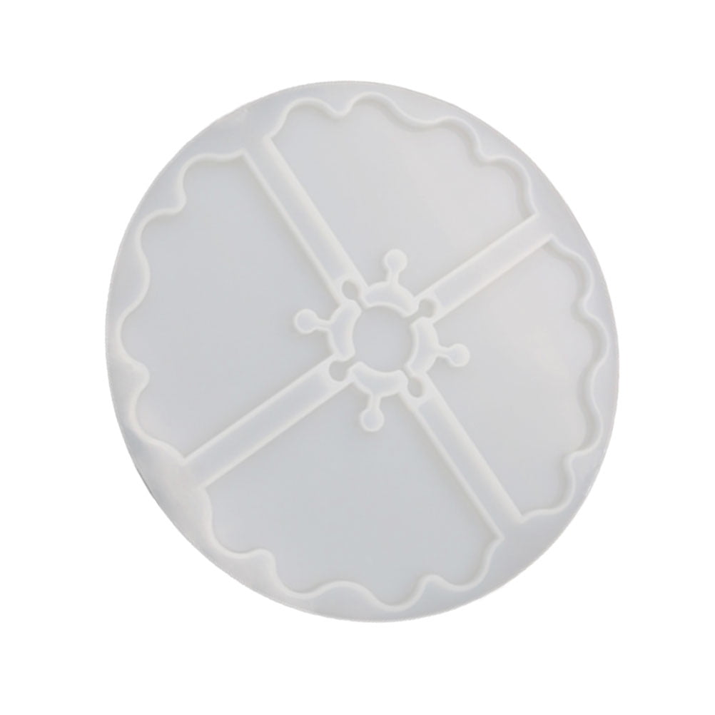 WORGEOUS Silicone Coaster Moulds for Resin Irregular Wave Circle ...