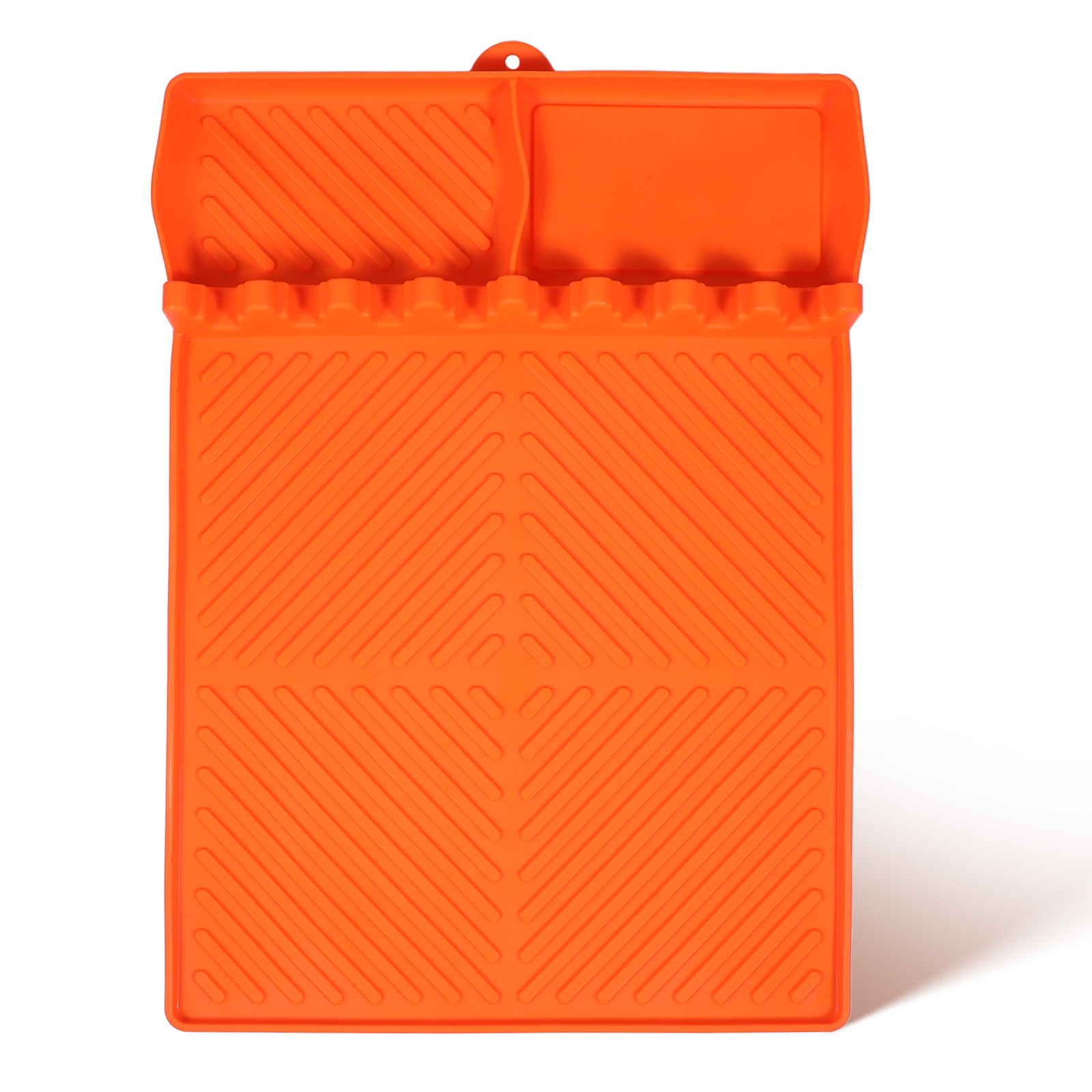 WORGEOUS BBQ Grill Protective Mat Silicon Tool Rest Side Shelf Orange ...