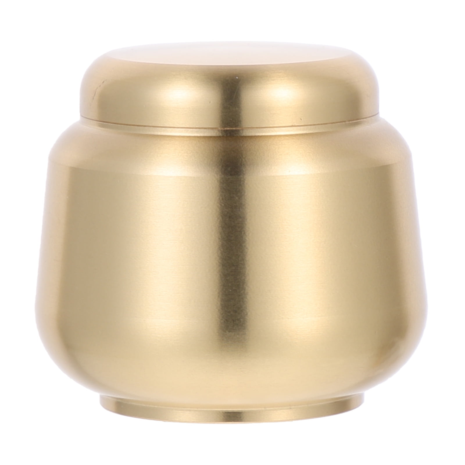 WORGEOUS Simple Mini Copper Ashes Urn Multipurpose Round Small Copper ...