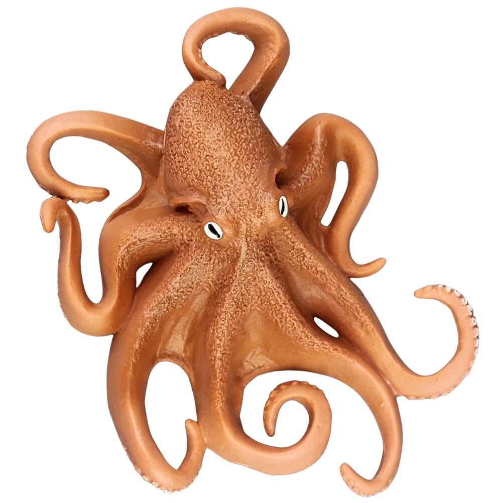WORGEOUS Simulated Octopus Realistic Octopus 14.5X10.5CM Brown ...