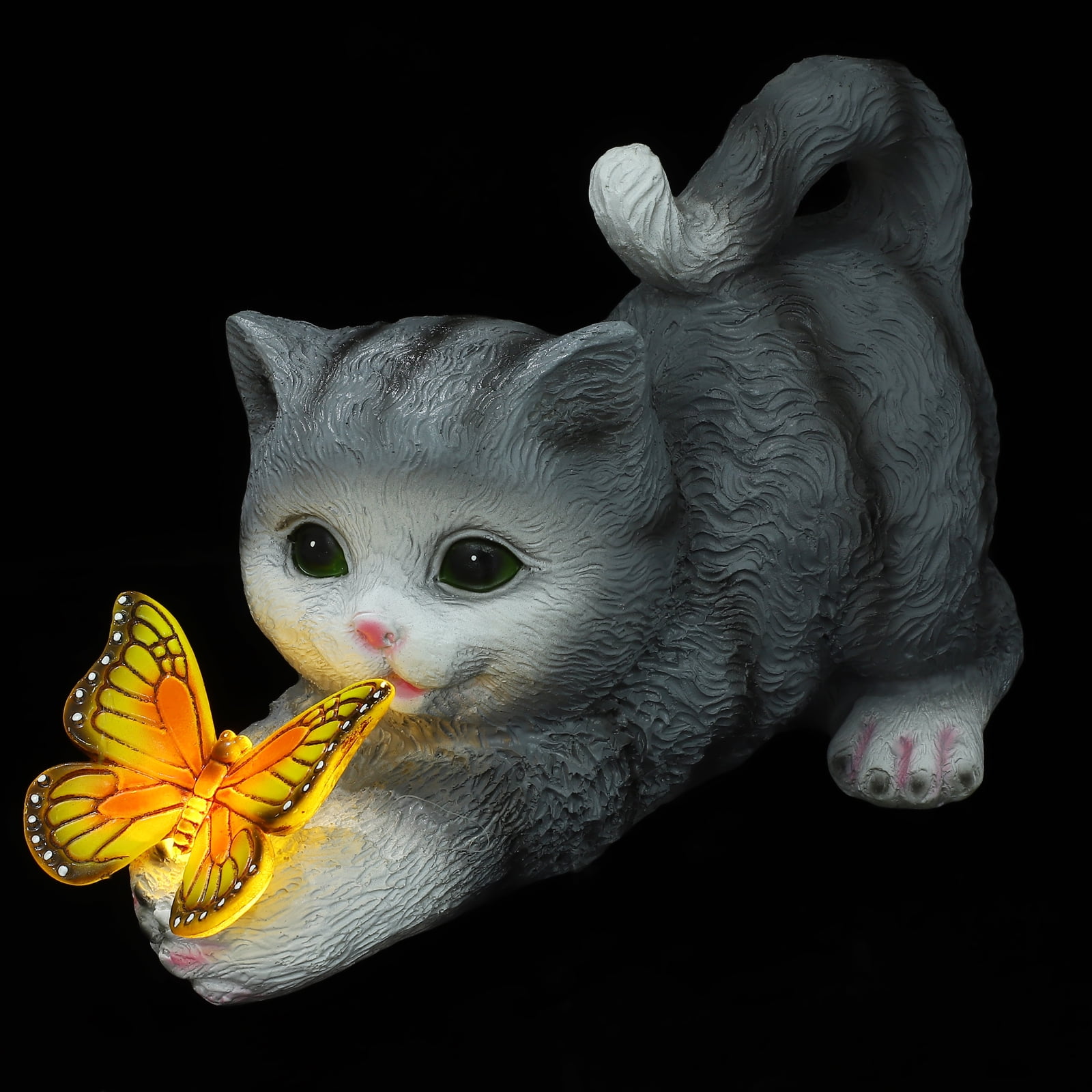 WORGEOUS Simulation Realistic Cat Model Cat Figurine Lifelike Simulated ...