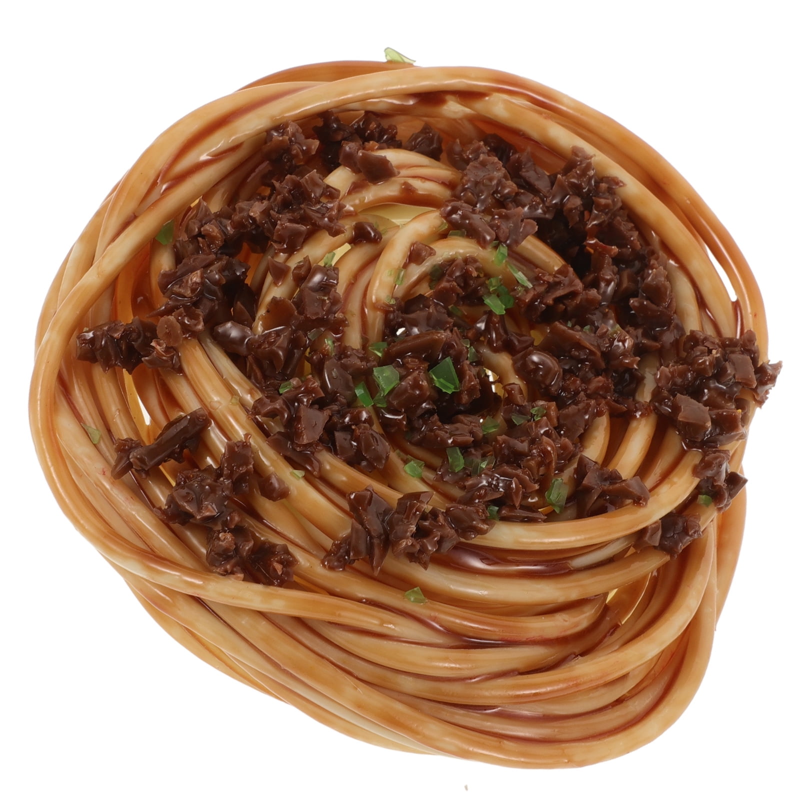 WORGEOUS Simulation Spaghetti Model Resin Meat Sauce Spaghetti Fake ...