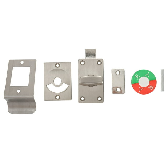 WORGEOUS Sliding Door Lock Safety Bolts Public Toilet Latch - Walmart.com