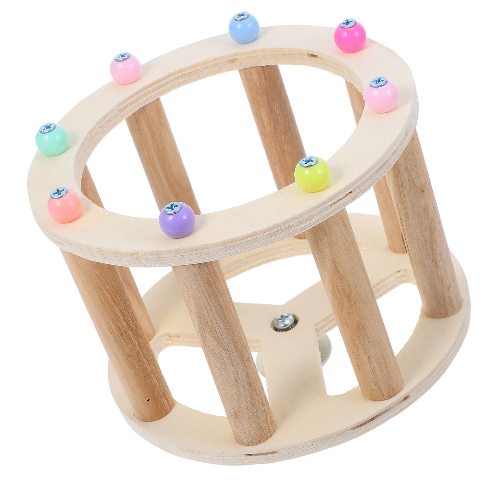 Worgeous Bird Rotating Toy Wheel Bird Perches For Cage Parrot Rotating ...