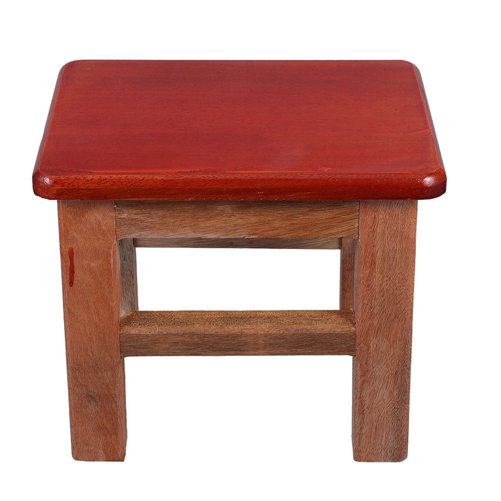 WORGEOUS Small Wooden Stool for Kids Foot Rest Stool Step Stool with ...