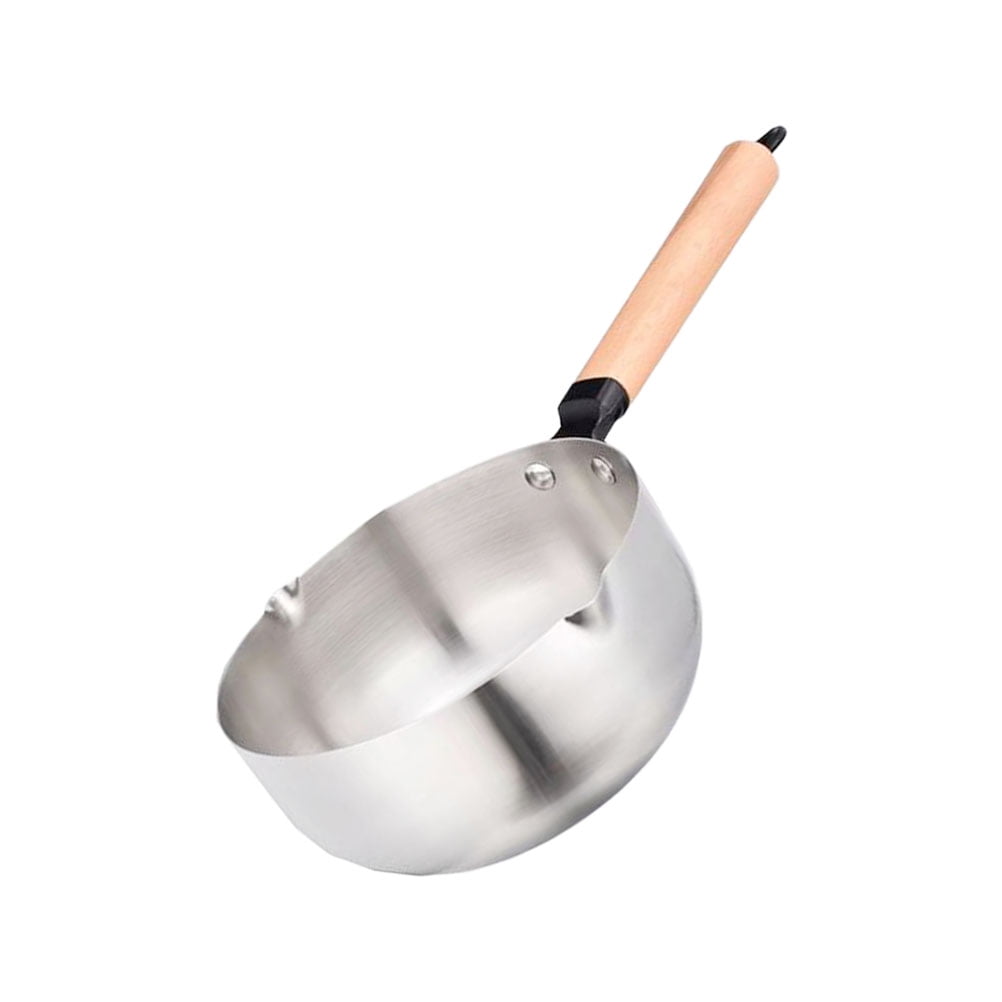 WORGEOUS Snow Pan Milk with Lid Boiling Pot Strainer Cooker Cooking ...