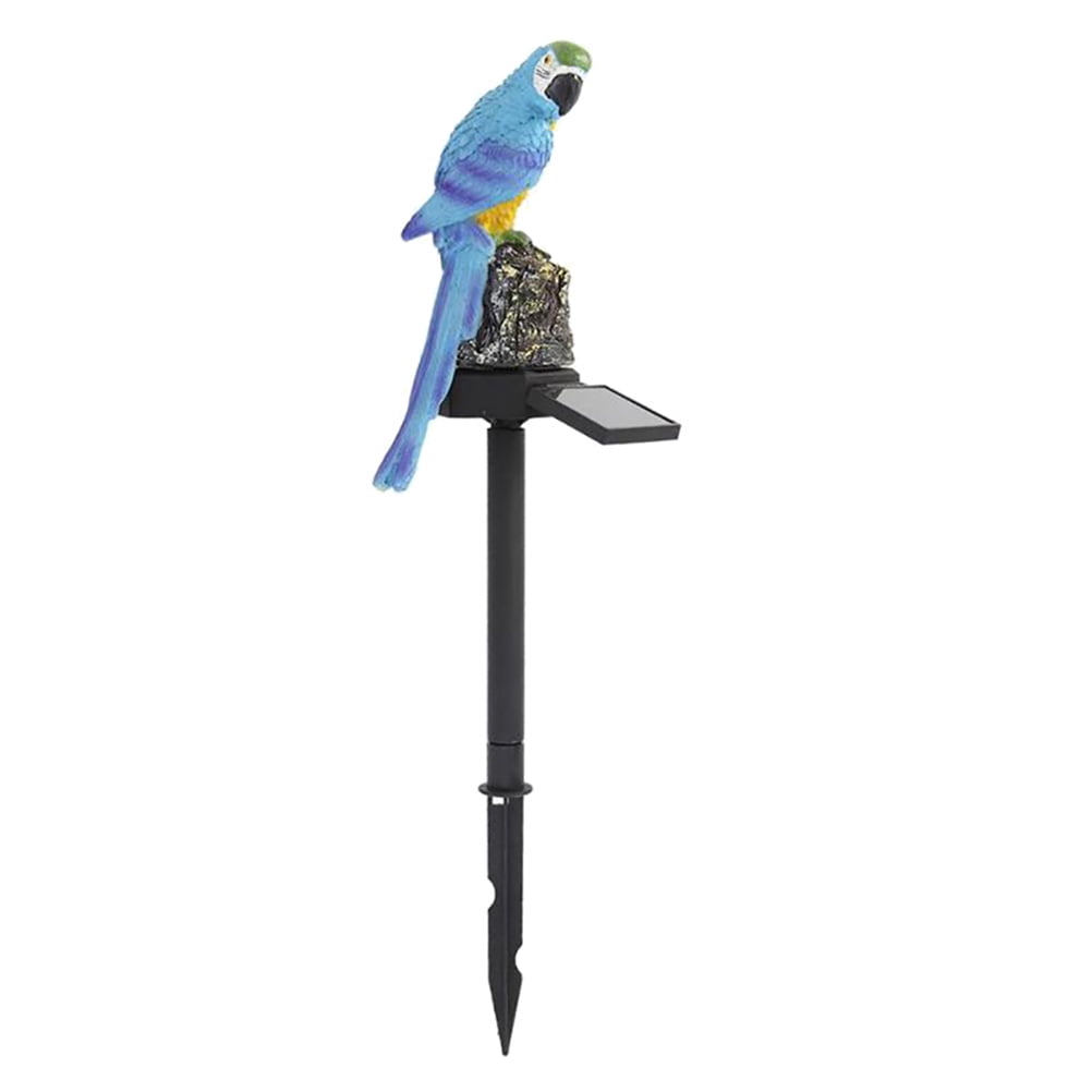 WORGEOUS Solar Parrot Shape Lights Outdoor LED Landscape Lamp Garden ...