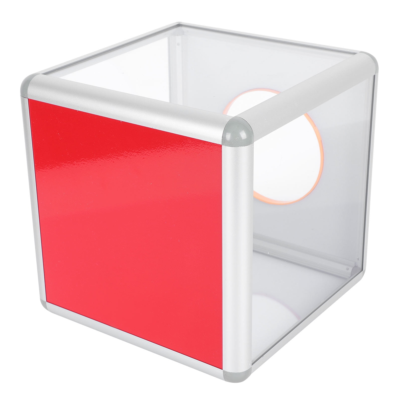 WORGEOUS Draw Box Aluminium Frame Box Transparent Viewing Square Annual ...