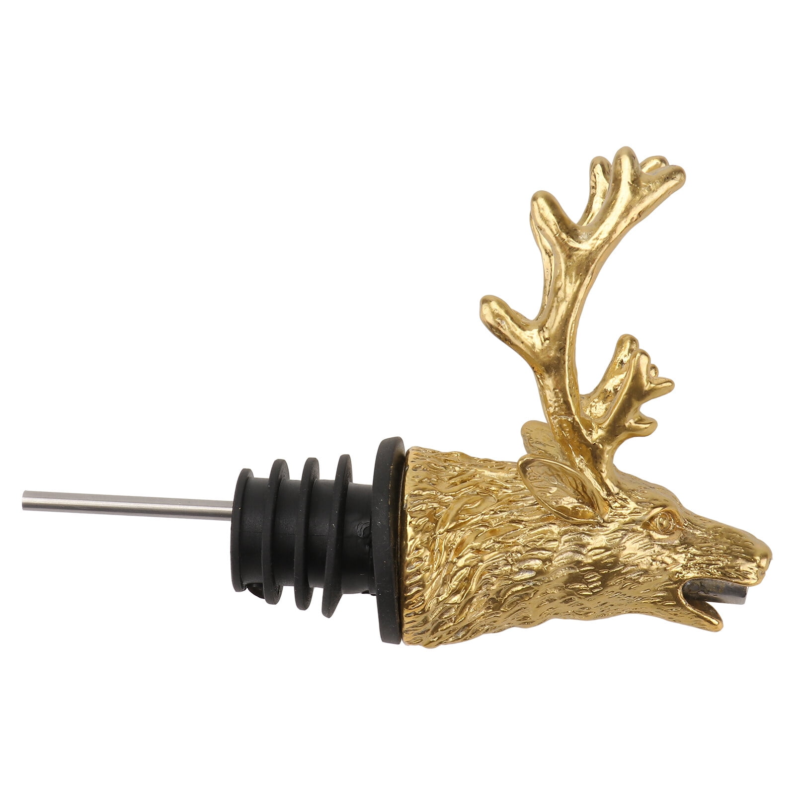 WORGEOUS Stag Bottle Stopper Wine Stoppers Gold Red Pen Holder Deer ...