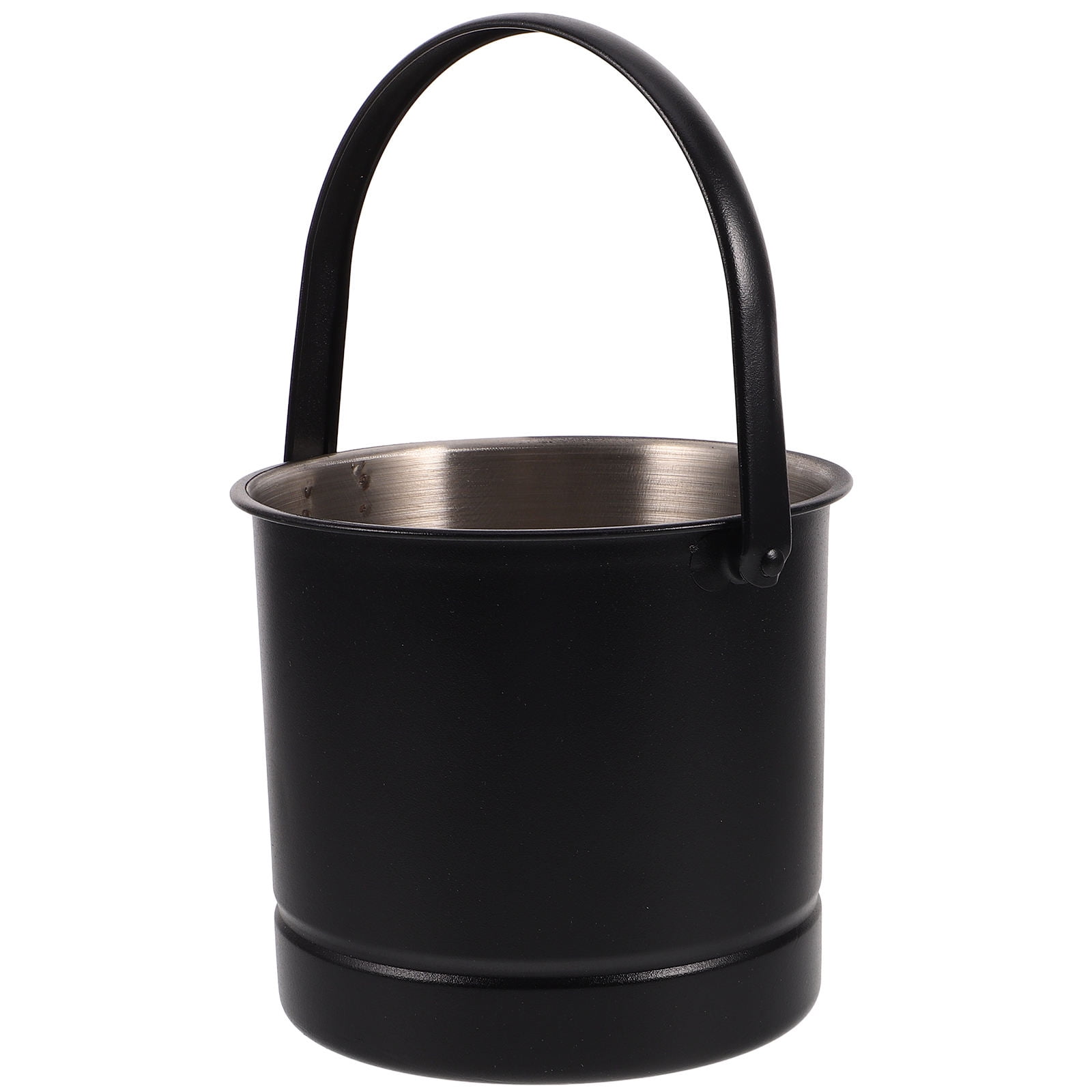 WORGEOUS Stainless Steel Ice Bucket 14.00X14.00X12.50CM Black - Walmart.com